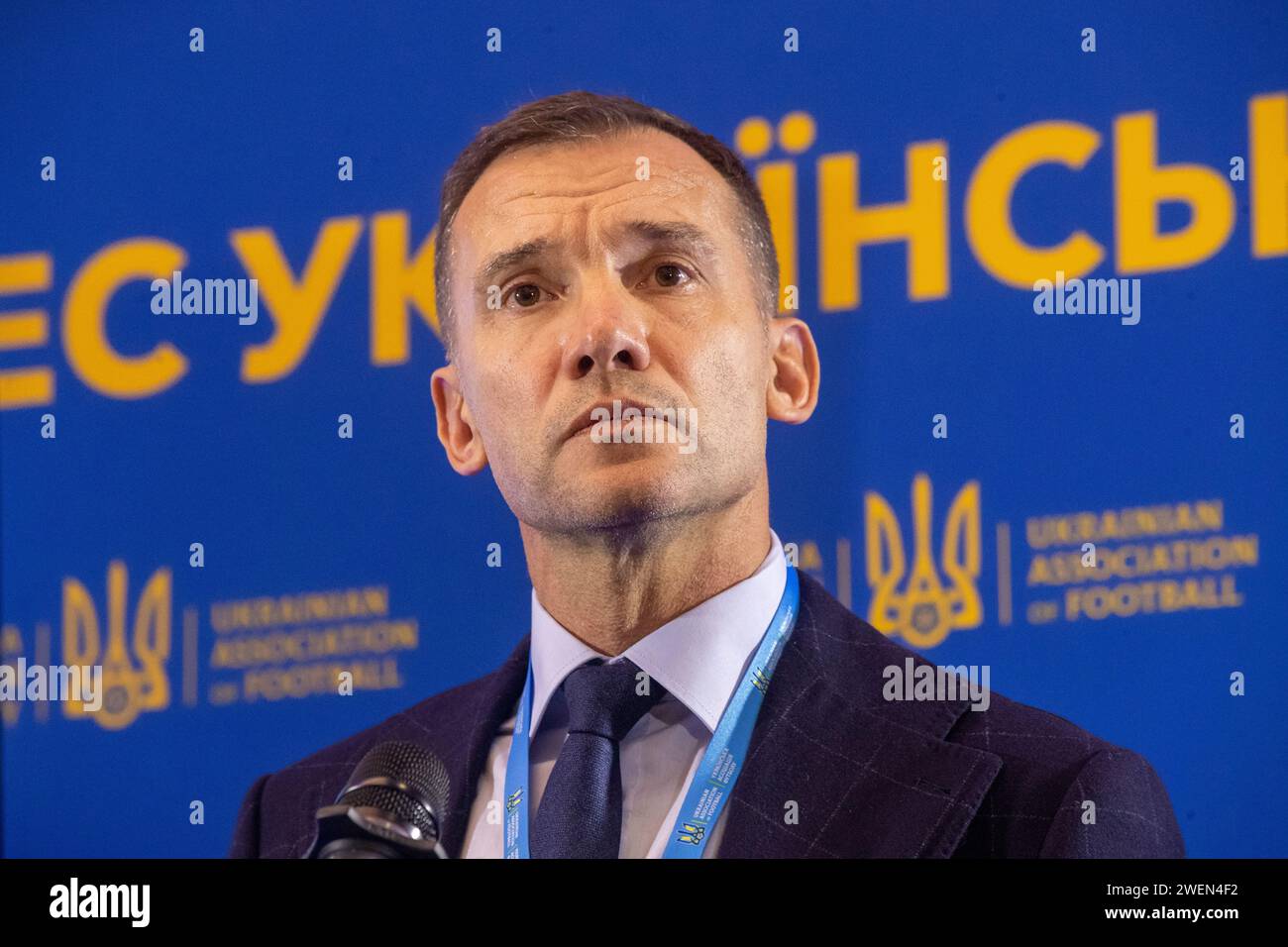 Non Exclusive: KYIV, UKRAINE - JANUARY 25, 2024 - Newly elected ...