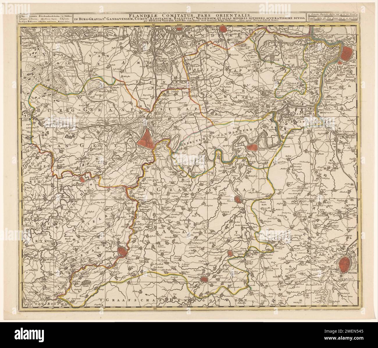 Northern Renaissance Map Flanders