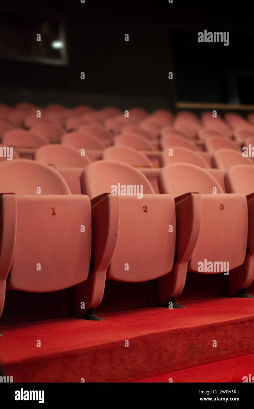 empty theater seats without audience Stock Photo - Alamy