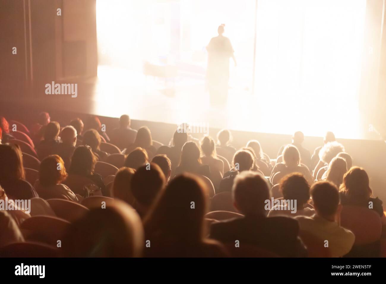 audience at the theater watching a play Stock Photo - Alamy
