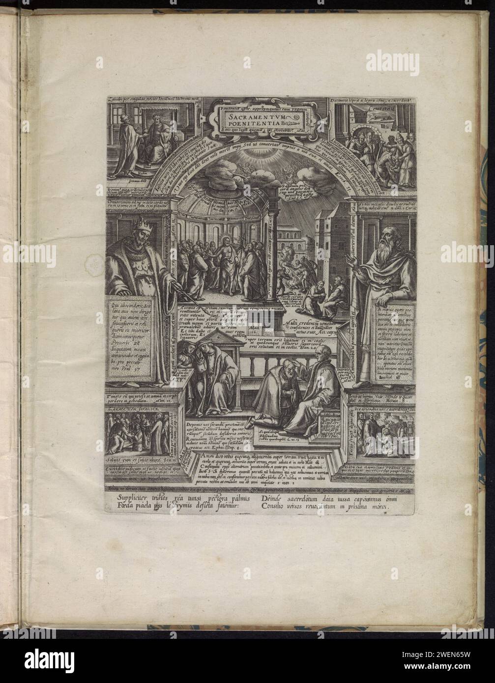 Sacrament van de confession, 1576 print The sacrament of the confession ...