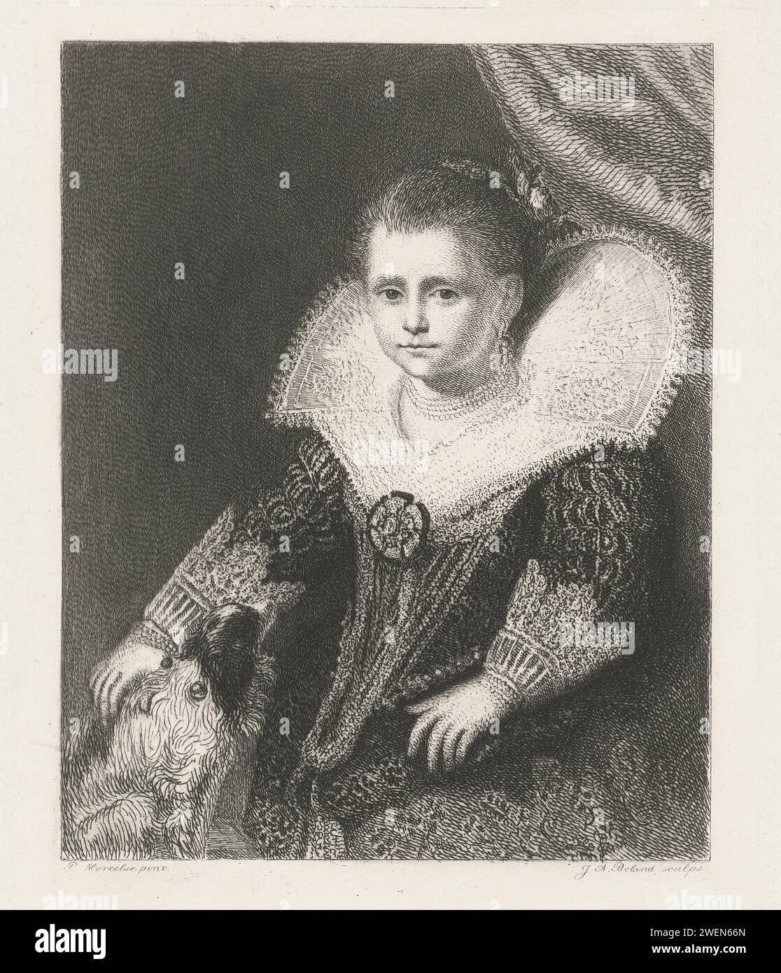 Portrait of a girl, known as 'The Princess', Johannes Arnoldus Boland ...