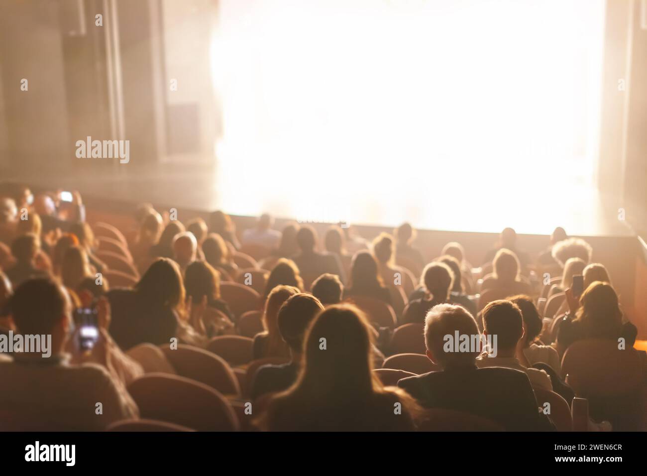 Auditorium full people watching show hi-res stock photography and ...