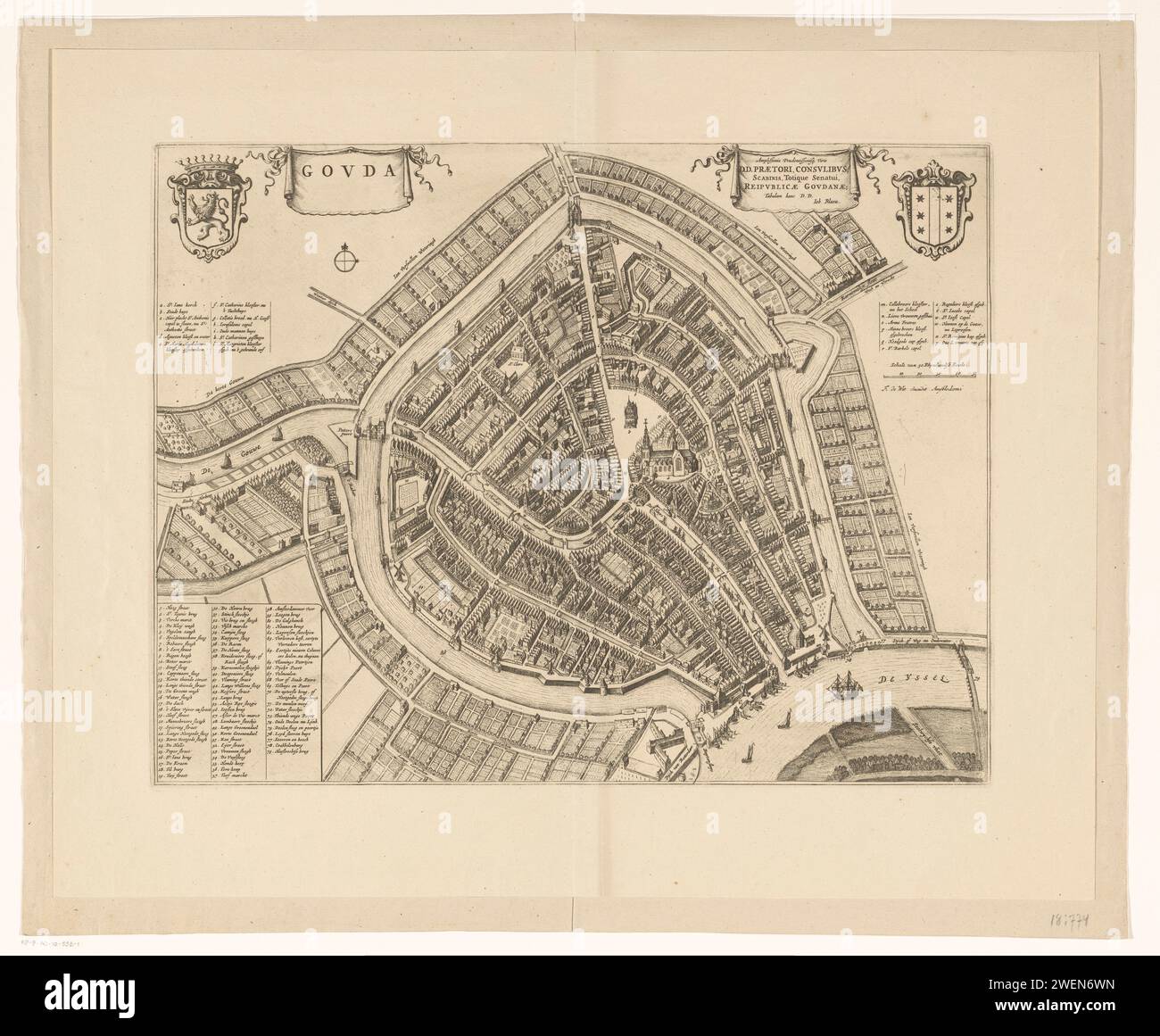 Map of gouda hi-res stock photography and images - Alamy