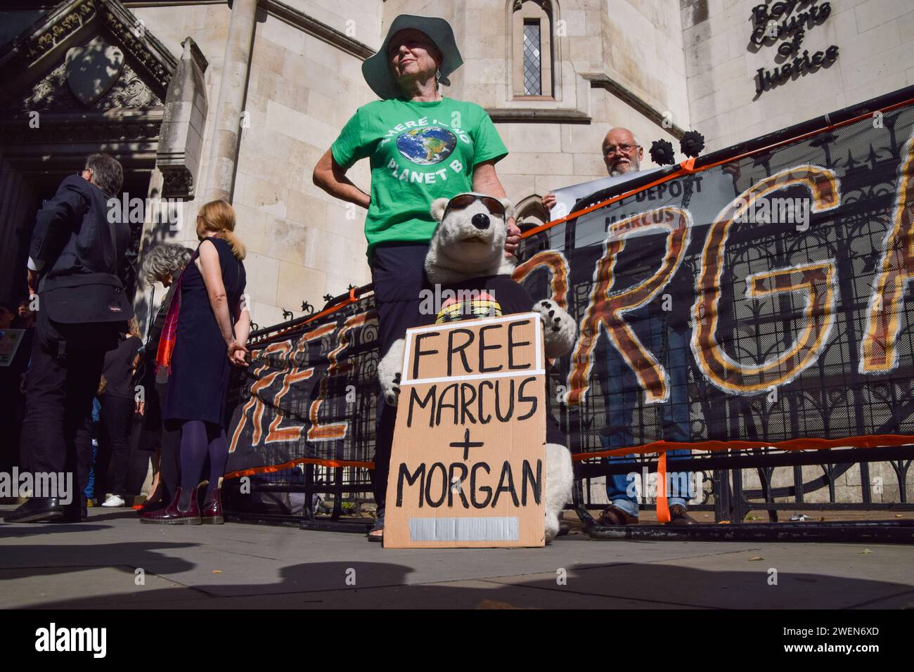 London, UK. 26th July 2023. Protesters gathered outside the Royal ...