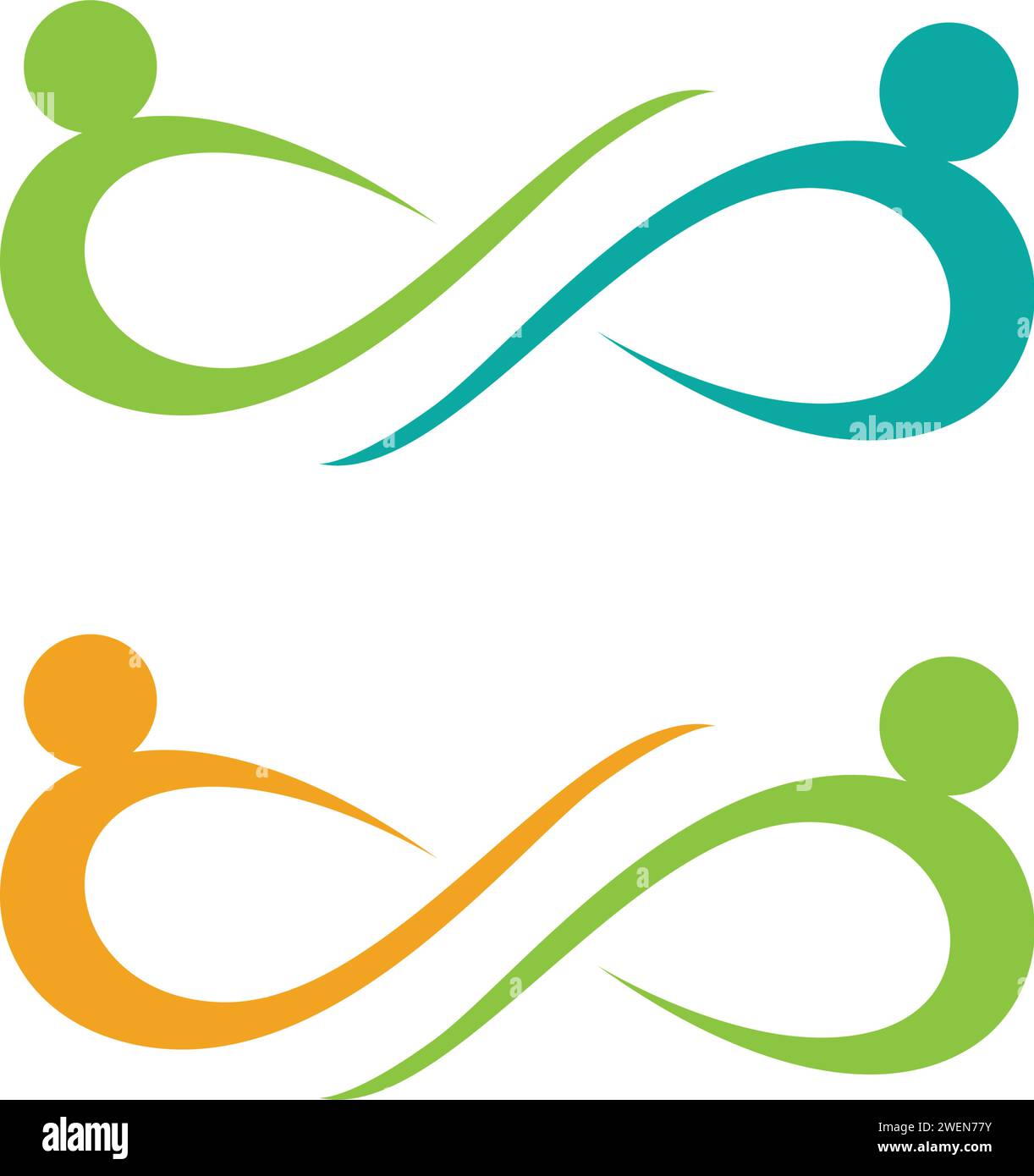 Infinity Design Infinity logo Vector Logo template Stock Vector Image ...