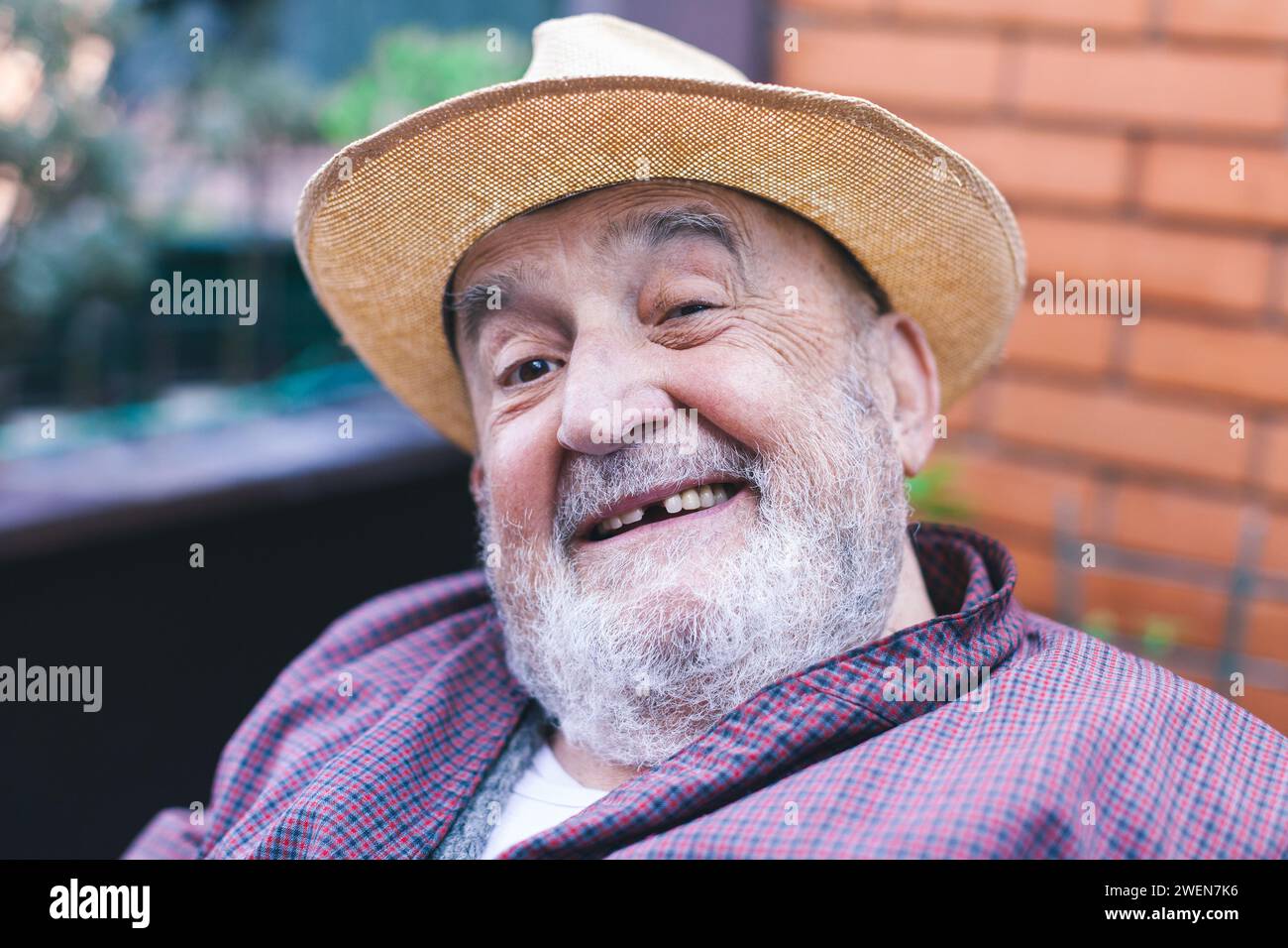 Toothless man smiling hi-res stock photography and images - Alamy