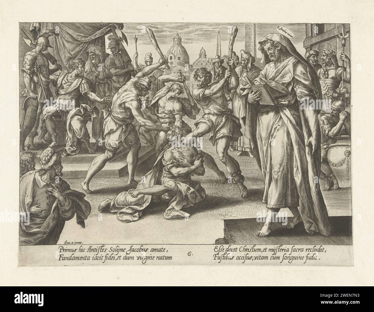 The martyrdom of Jakobus De Lessere, 1577 - 1582 print James the lesser ...