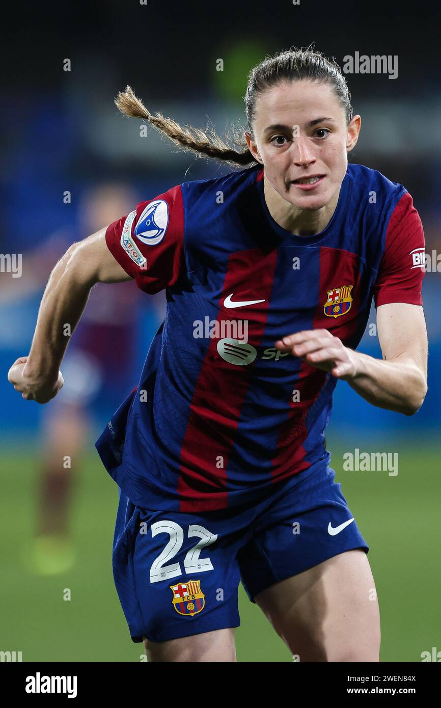 Barcelona, Spain. 25th Jan, 2024. Ona Batlle (22) of FC Barcelona seen ...