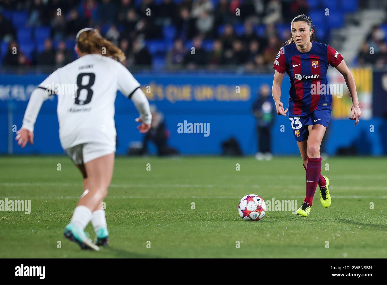 Barcelona, Spain. 25th Jan, 2024. Ingrid Engen (23) of FC Barcelona ...