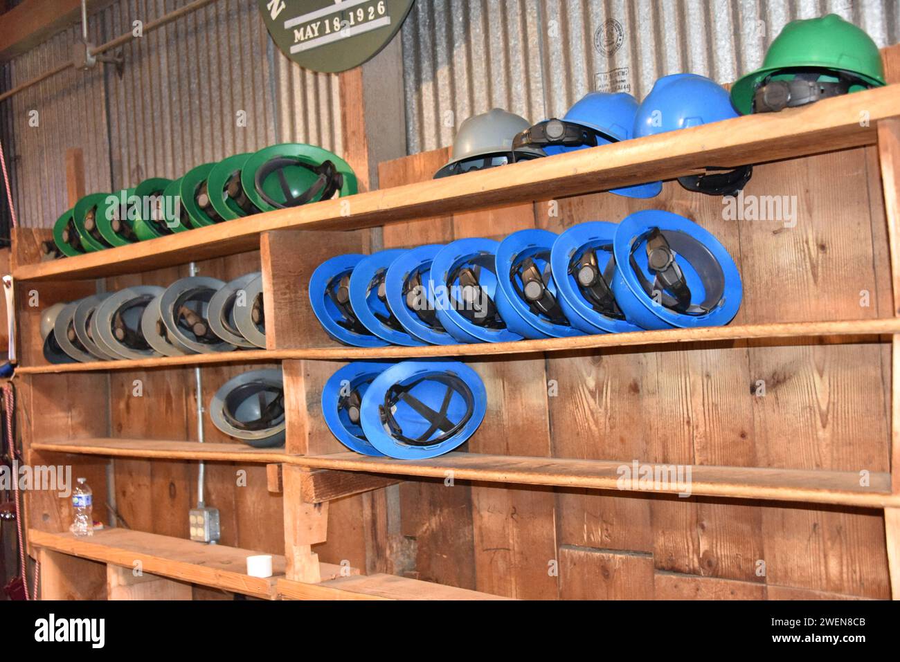 Bisbee, AZ., 12/30/2023. Queen #15 offers visitors a glimpse of tunnel ...