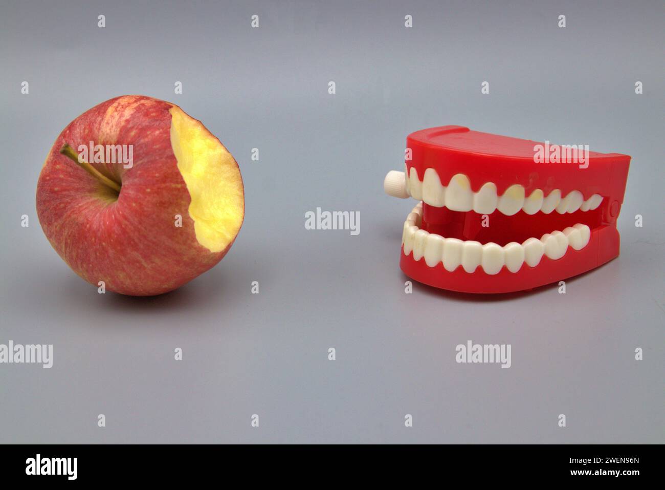 Bite from apple hi-res stock photography and images - Alamy