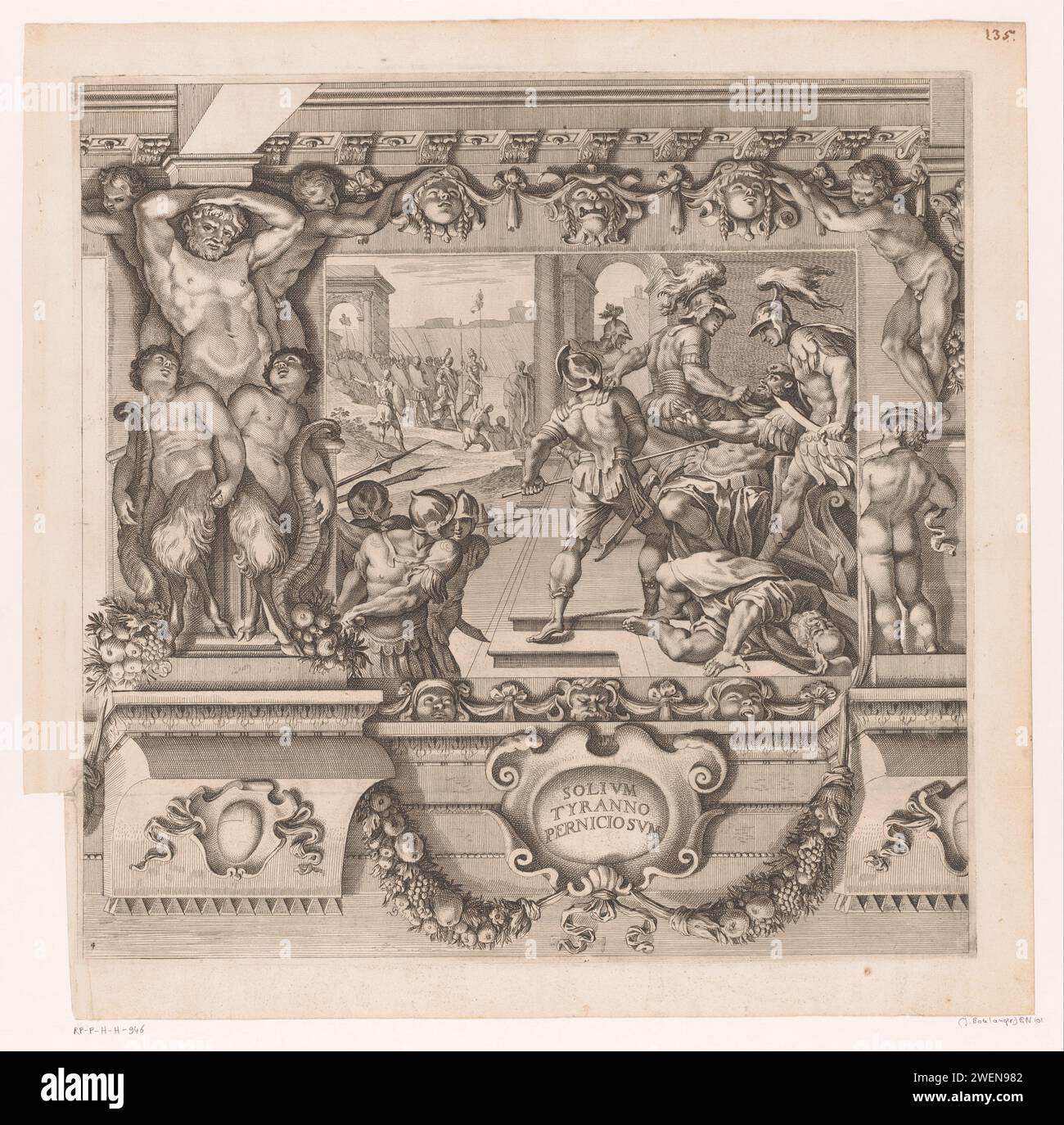 Romulus frees his brother Remus, Louis de Châtillon (Rejected ...