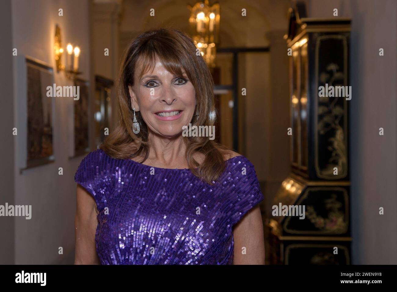 Sängerin Ireen Sheer kommt zum VIP Empfang des 13. Semperopernballes ...