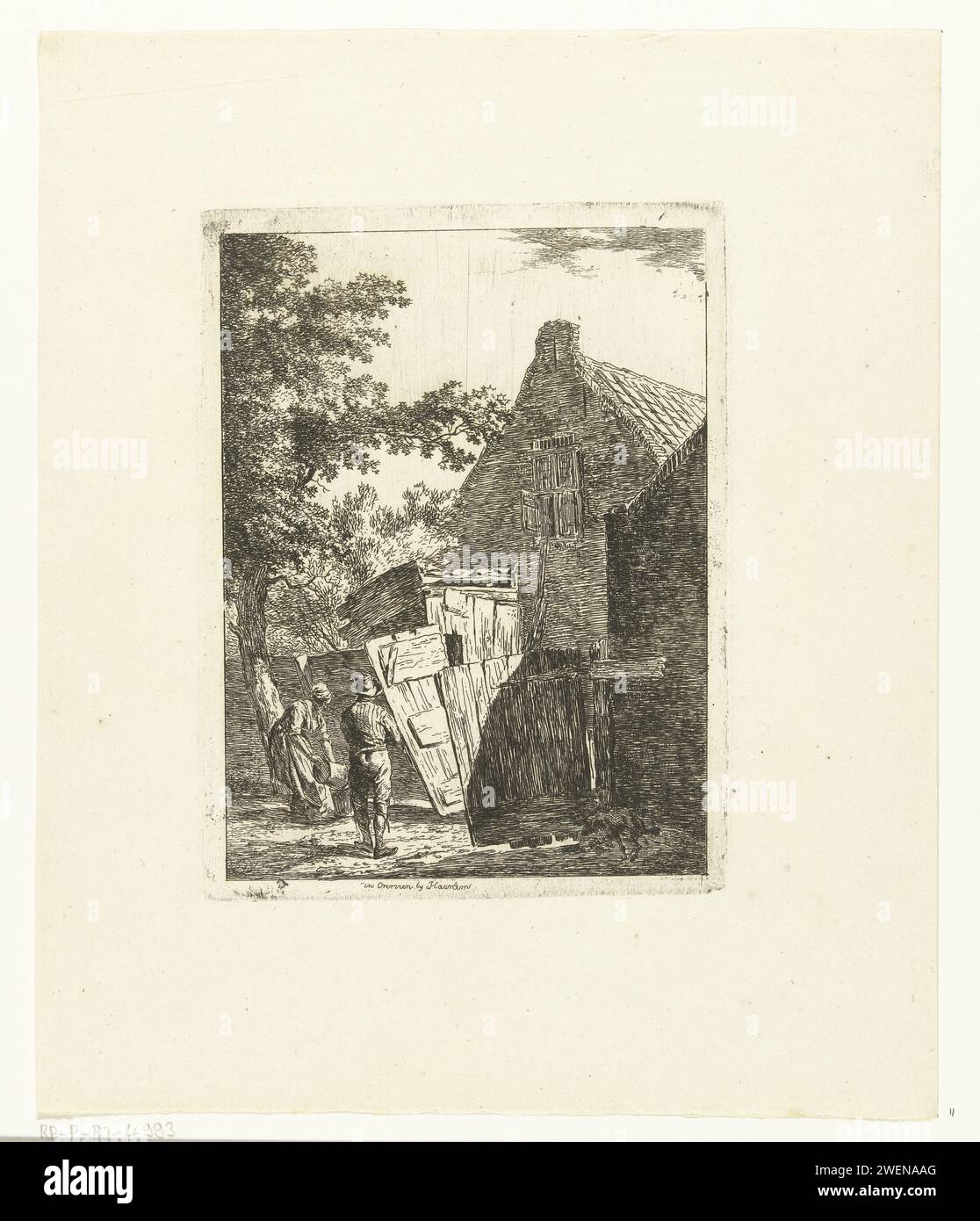 In Overveen near Haarlem, Hermanus van Brussel, c. 1800 - c. 1810 print ...