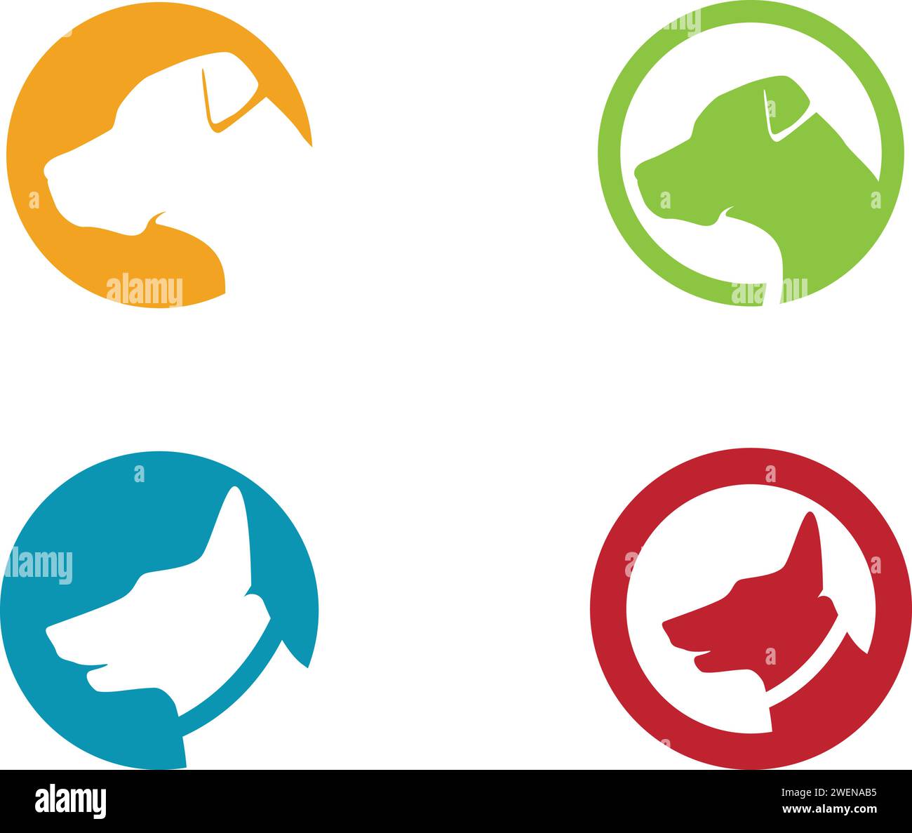 Dog Vector Illustration Pet Shop Icon Stock Vector Image & Art - Alamy