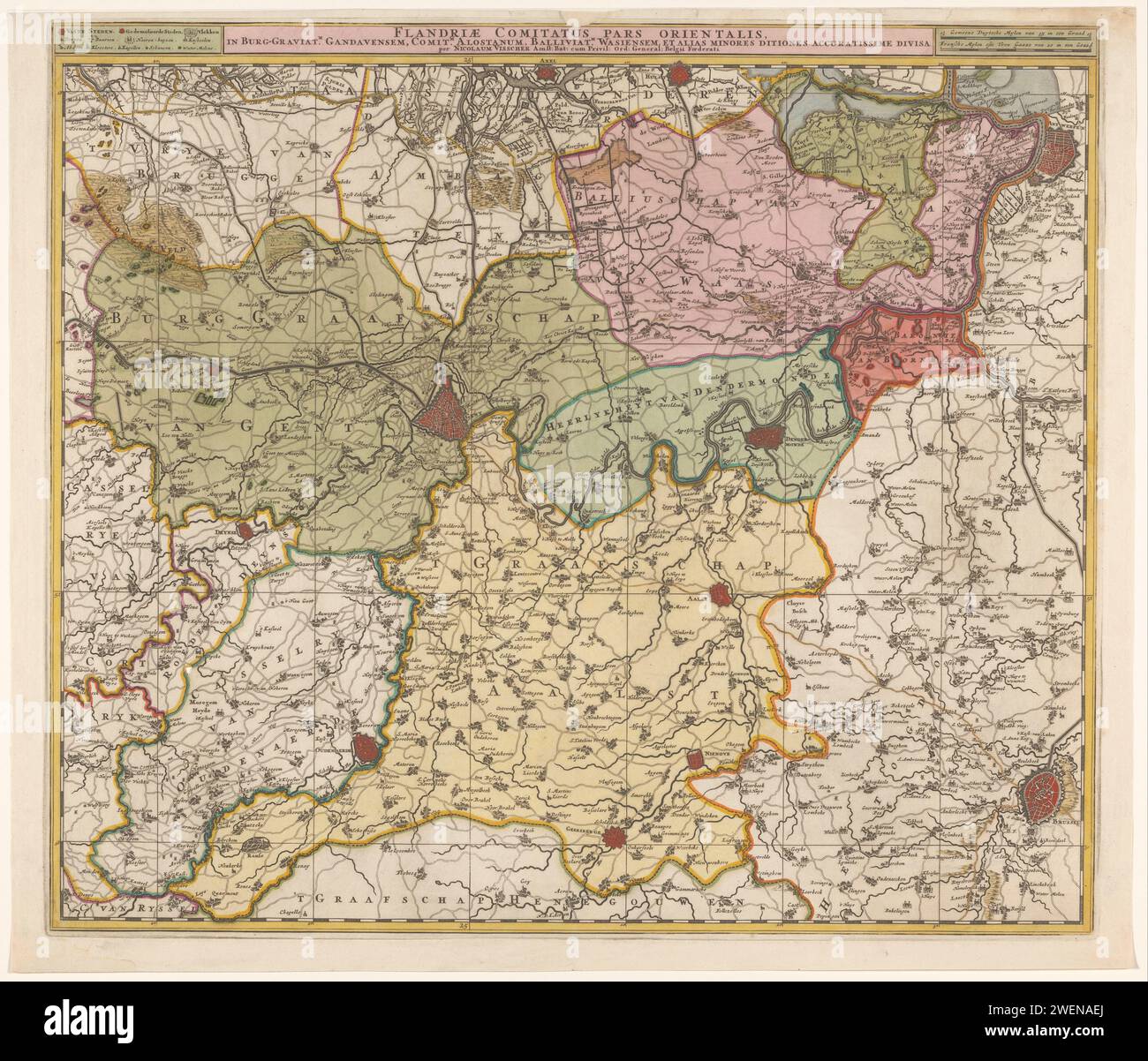 Northern Renaissance Map Flanders