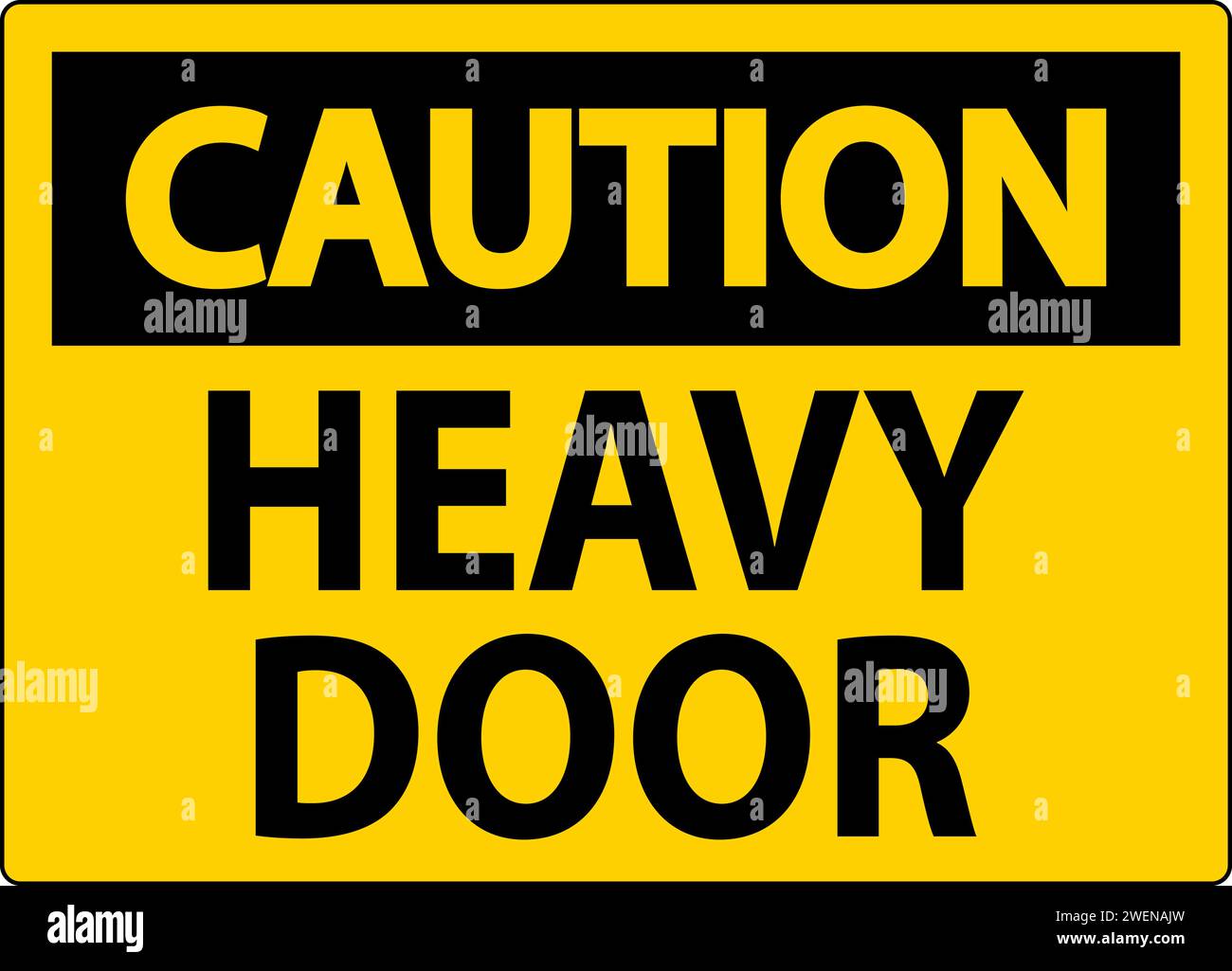 Caution heavy load sign hi-res stock photography and images - Alamy