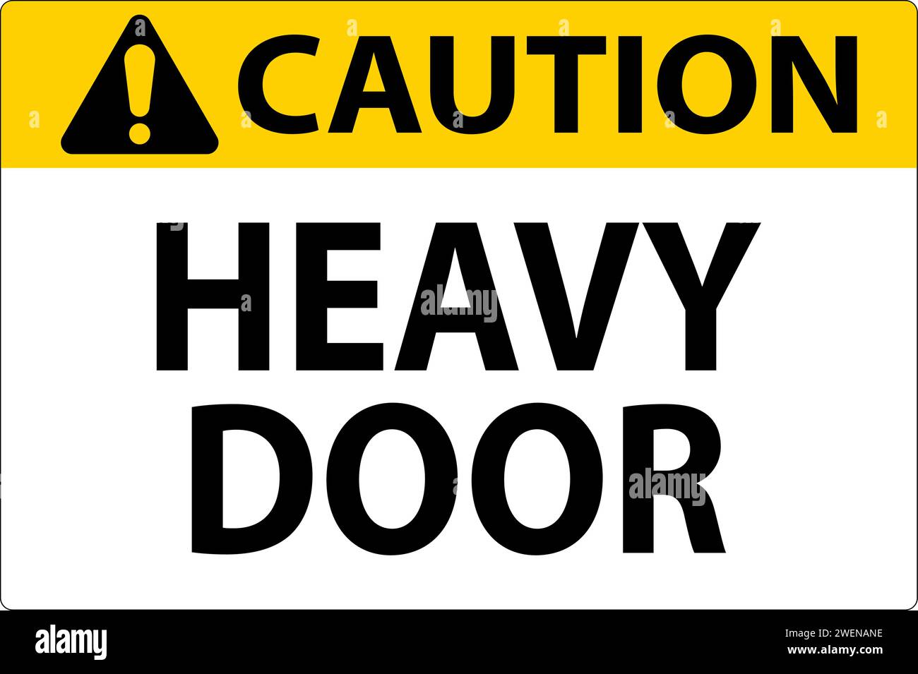 Caution heavy load sign Stock Vector Images - Alamy