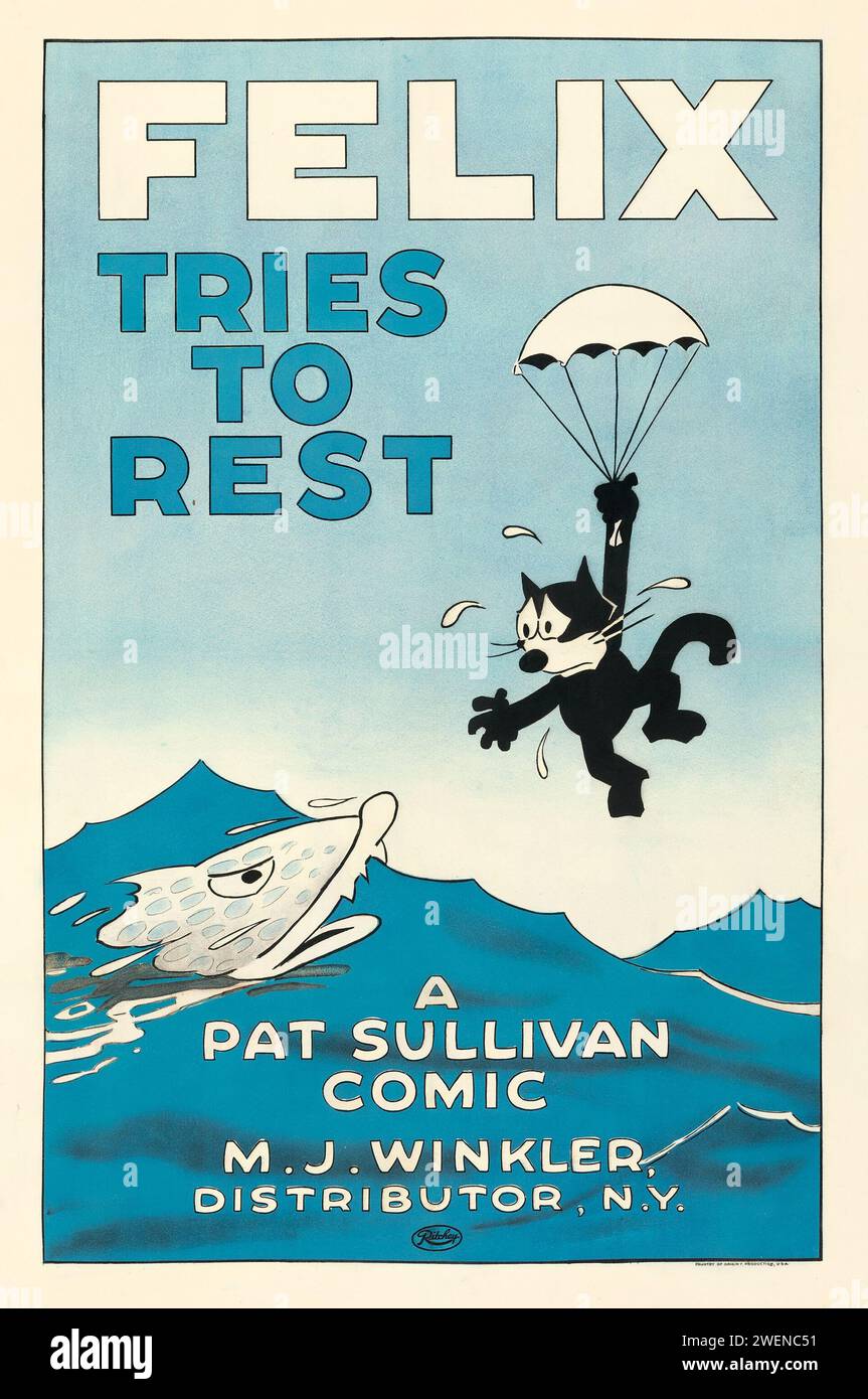 Felix cat cartoon character hi-res stock photography and images - Alamy