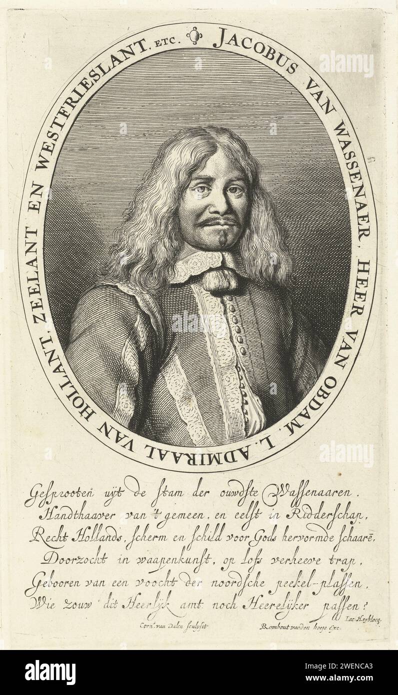 Portrait of Jacob, Baron van Wassenaer, lord of Obdam, Cornelis van ...