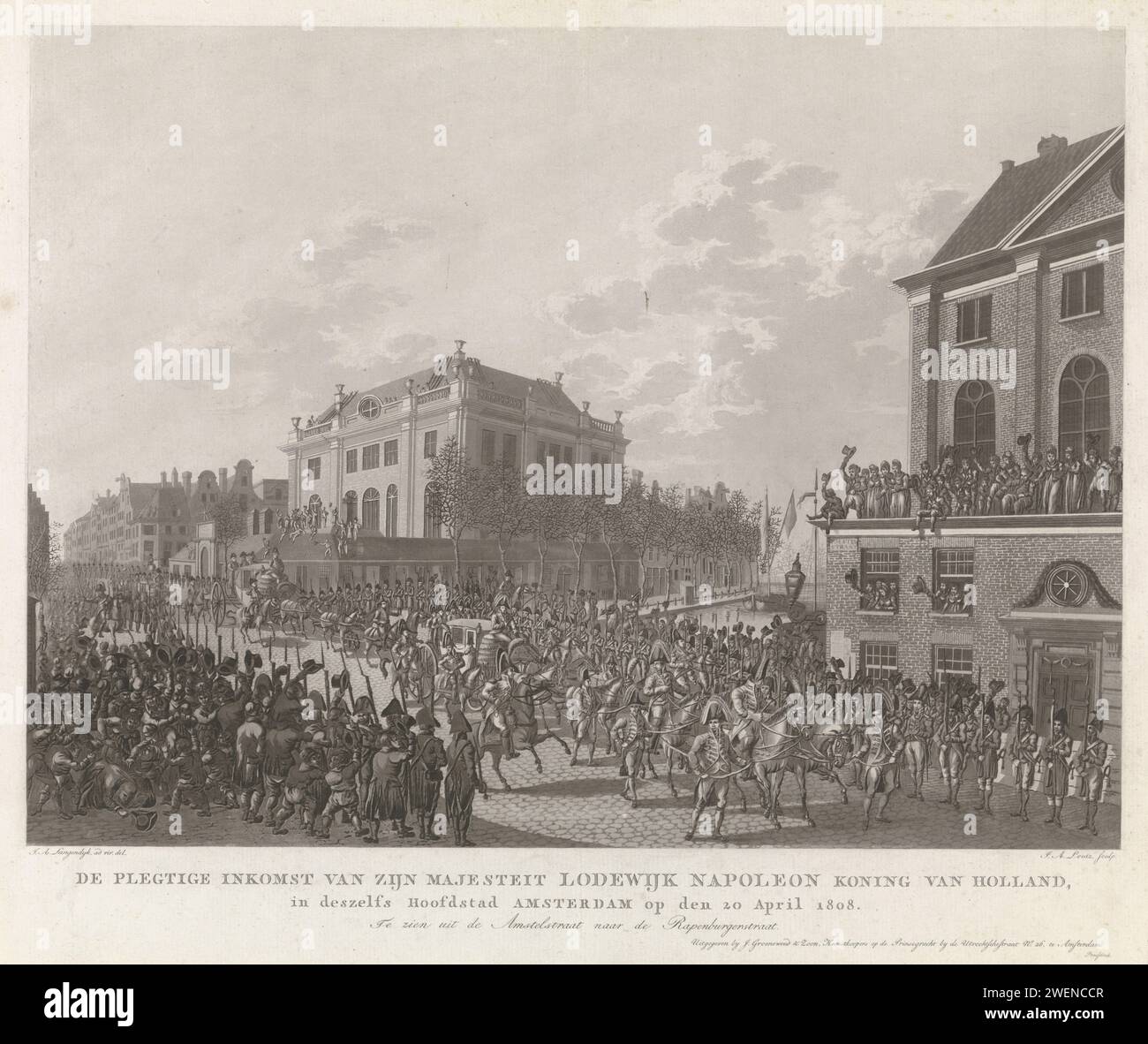 Income of Lodewijk Napoleon in Amsterdam, 1808, A. Lutz, After Jan ...