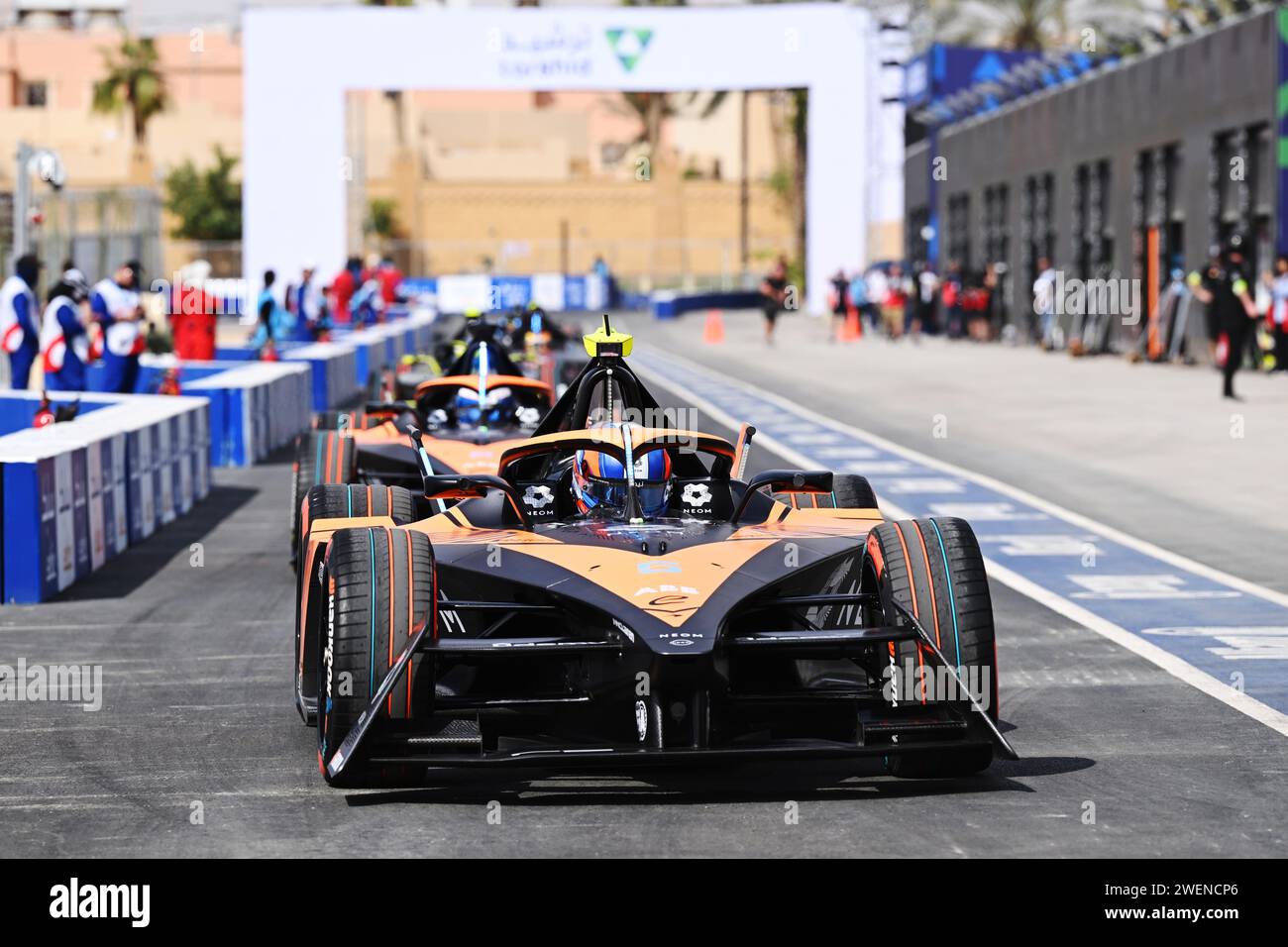 Diriyah, Saudi Arabia. 26th Jan, 2024. 1/26/2024 - Jake Hughes, NEOM McLaren Formula E Team, e ...
