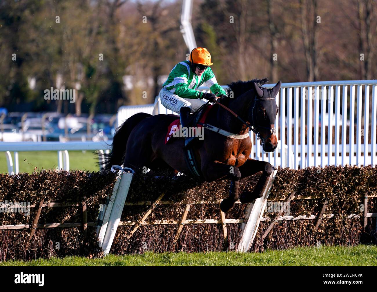 Ballybay ridden by jockey David Noonan in action as they compete in the ...