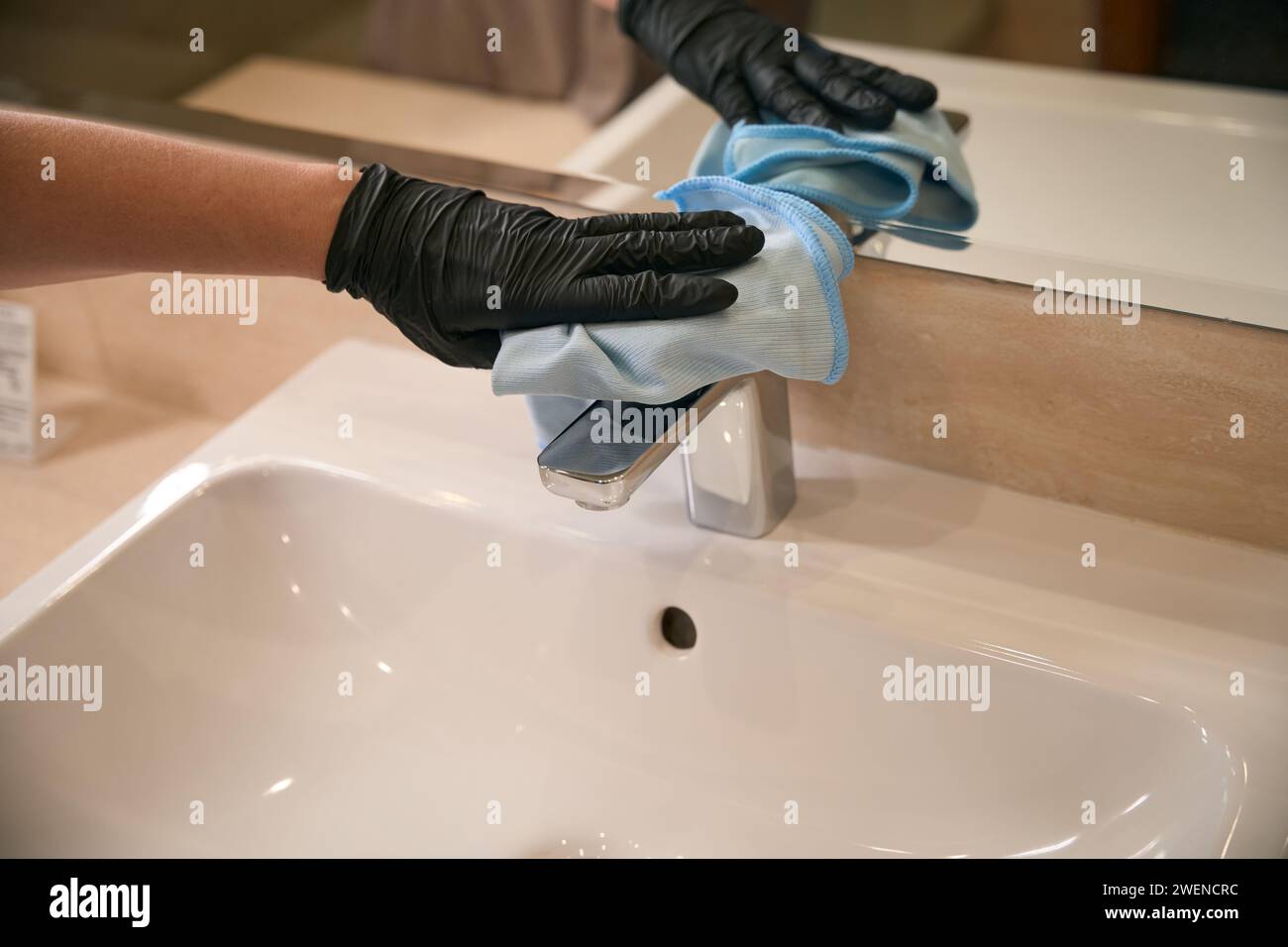 Bathroom attendant hi-res stock photography and images - Alamy