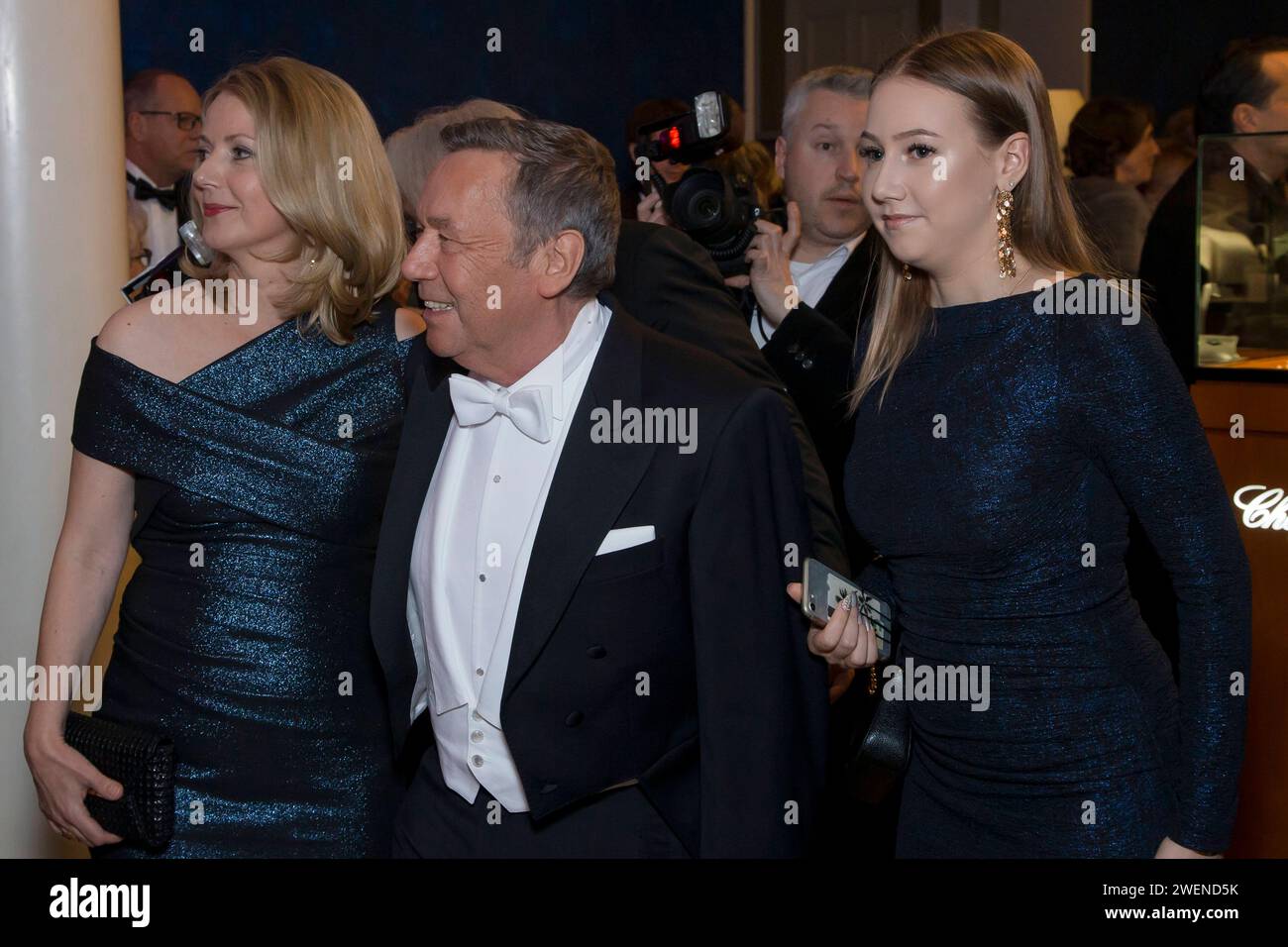 Sänger Roland Kaiser kommt mit Frau Silvia zum VIP Empfang des 13 ...