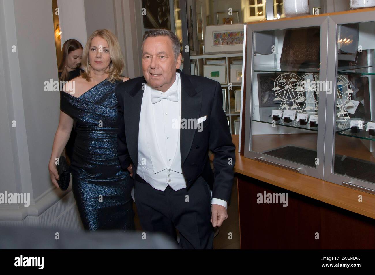 Sänger Roland Kaiser kommt mit Frau Silvia zum VIP Empfang des 13 ...