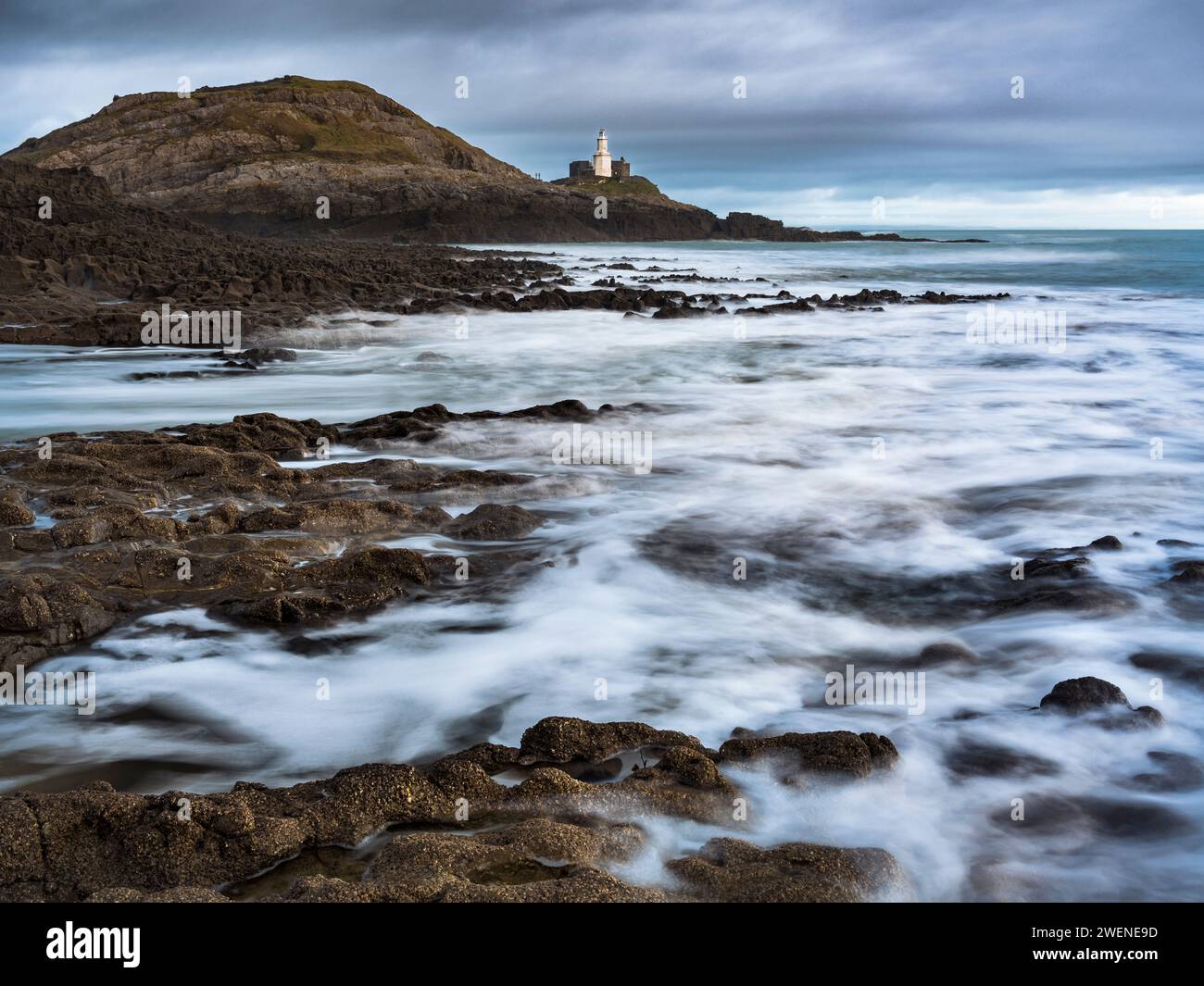 Swansea view from mumbles hi-res stock photography and images - Alamy
