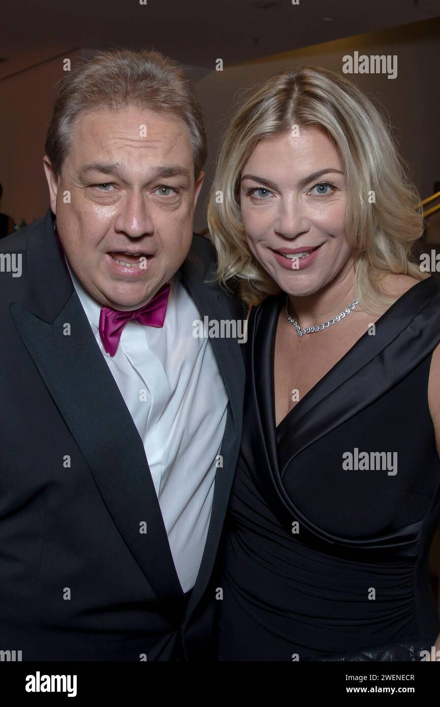 Comedian Oliver Kalkofe kommt mit Frau Connie zum VIP Empfang des 13 ...