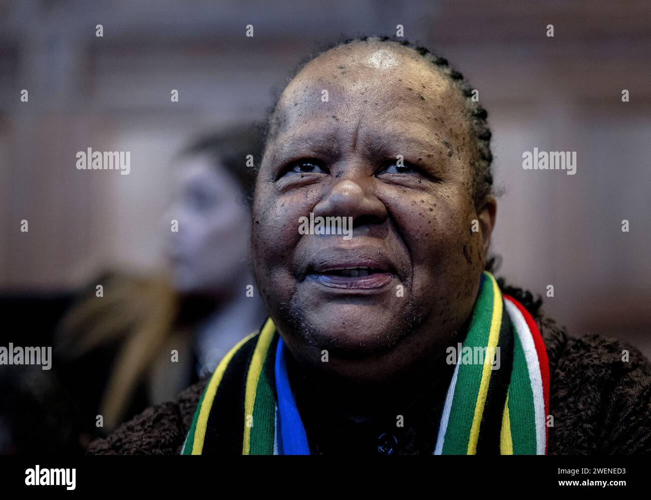 THE HAGUE - South African Foreign Minister Naledi Pandor during a ...