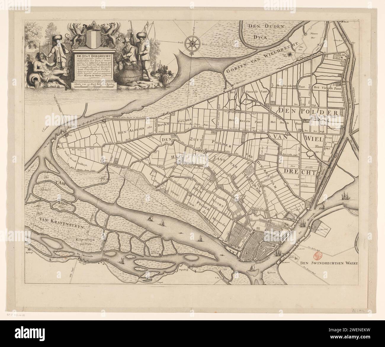 Dordrecht on a map hi-res stock photography and images - Alamy
