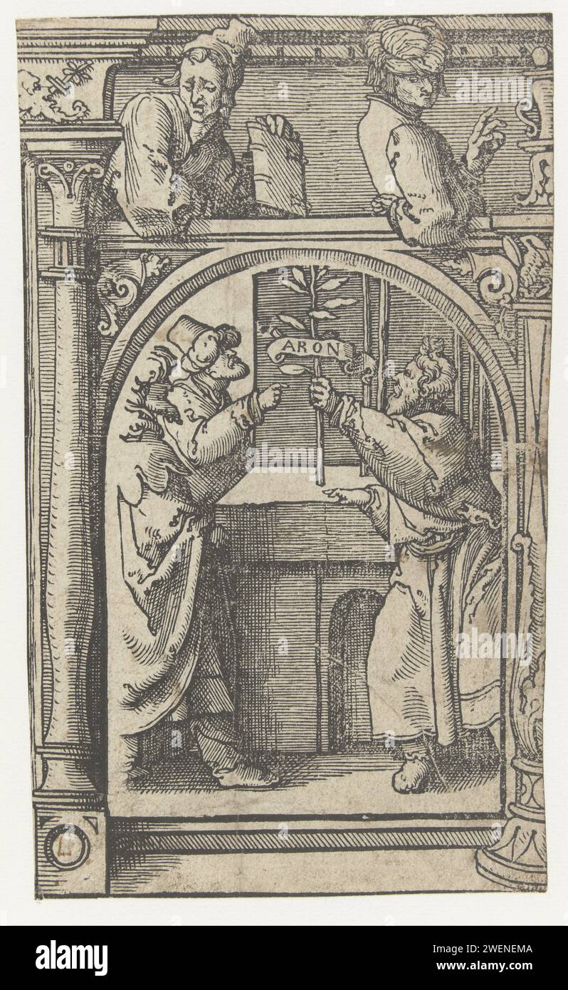 The Staff of Aaron, 1525 - 1530 print Fragment of larger performance ...