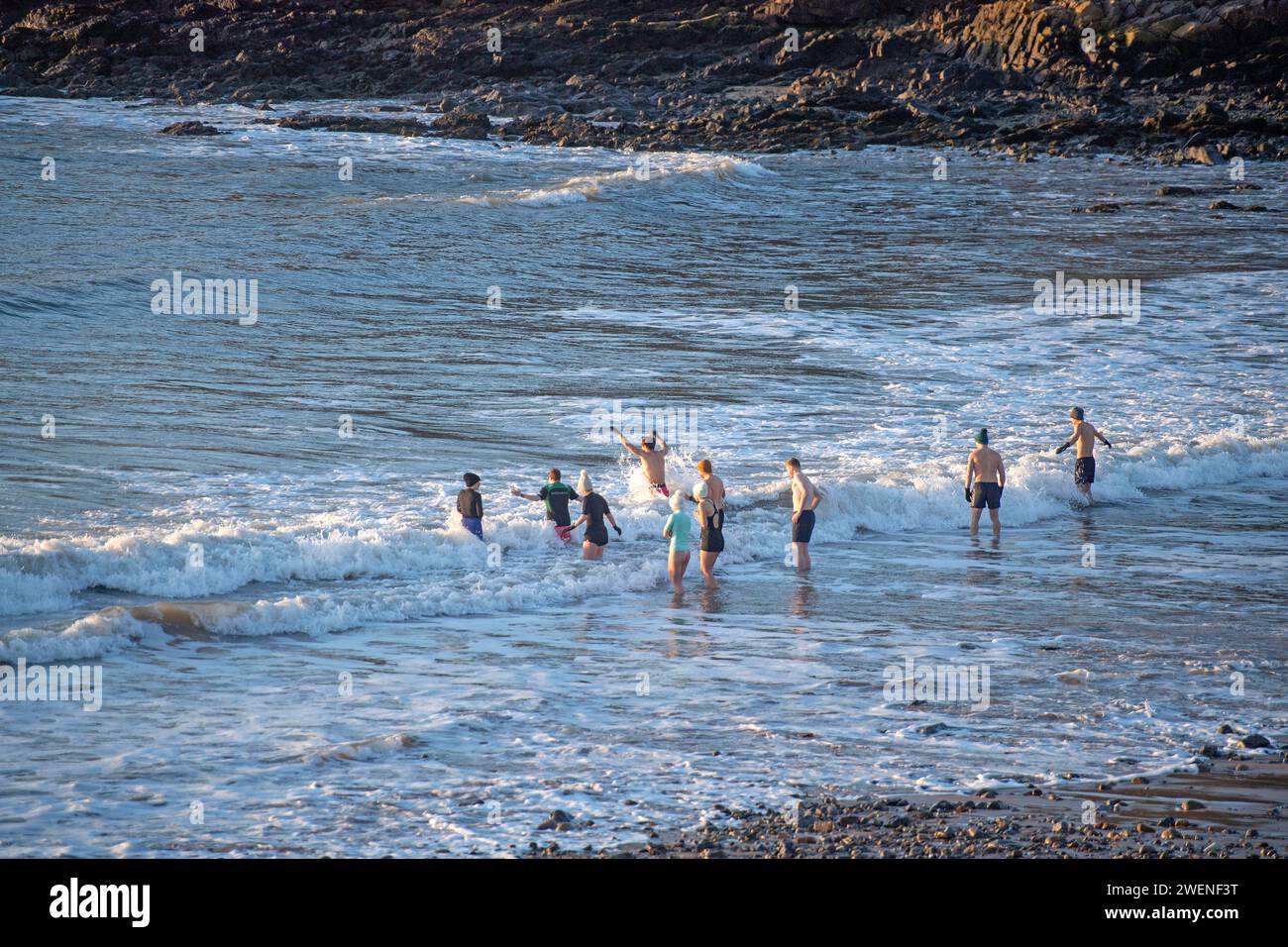 Swimmeres langland hi-res stock photography and images - Alamy