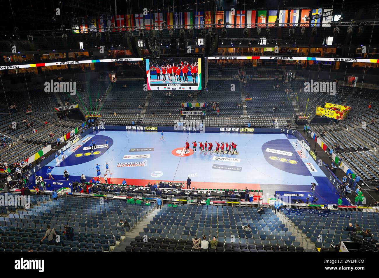 26.01.2024, Lanxess Arena, Koeln, GER, EHF Euro 2024, Men, Spiel um 5 ...