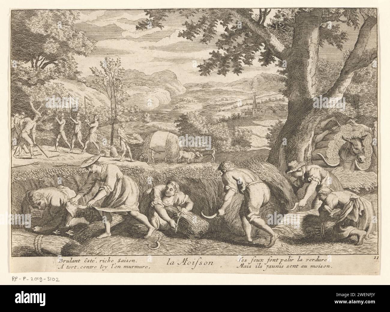 KorenMaaiers, Anonymous, 1661 - 1726 print Numbered below: 11. paper ...