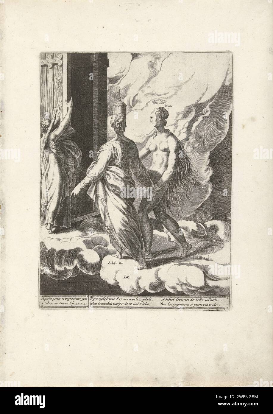 Gates of heaven etching hi-res stock photography and images - Alamy