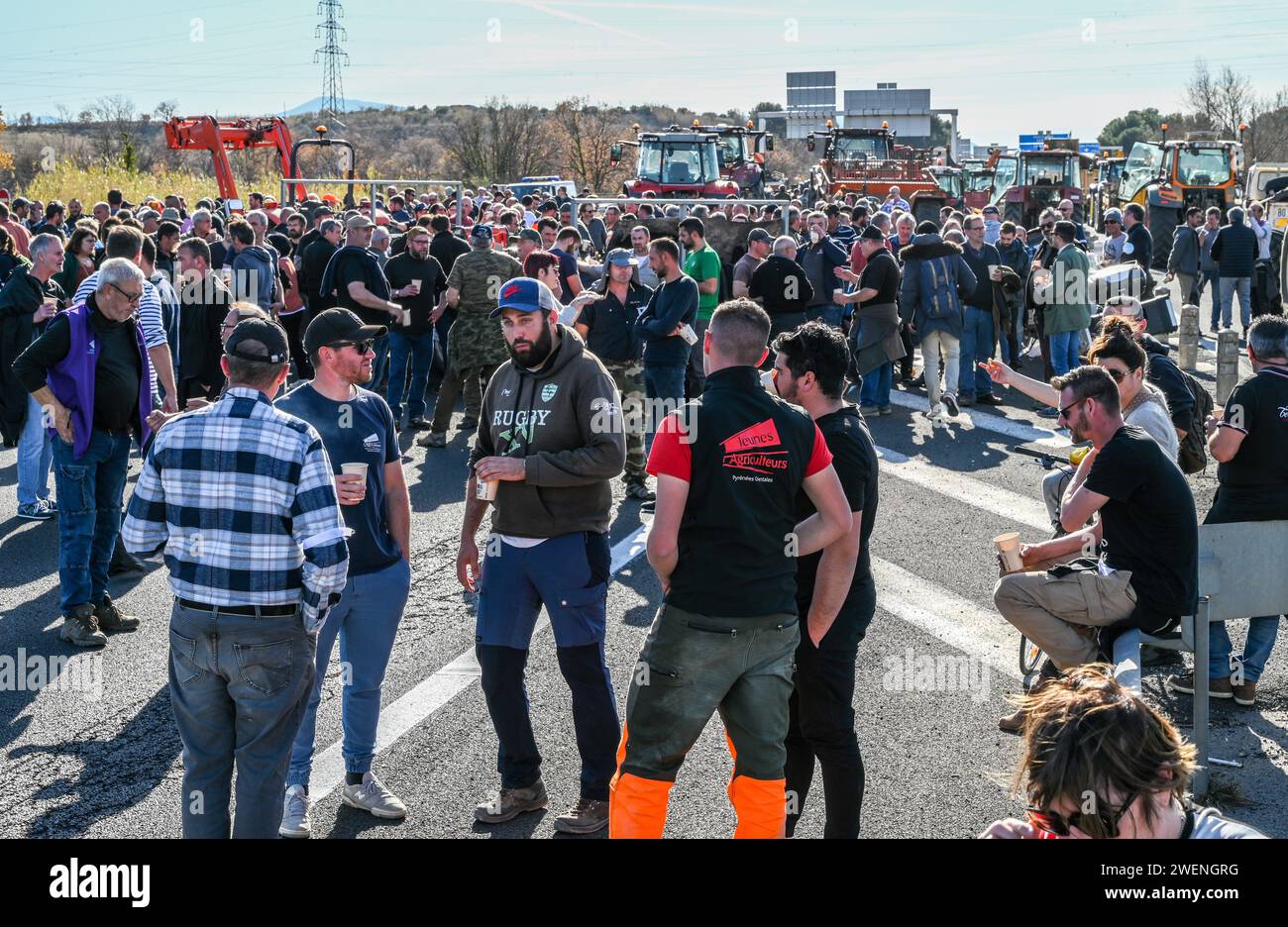 ©PHOTOPQR/L'INDEPENDANT/MICHEL CLEMENTZ ; PERPIGNAN ; 26/01/2024 ...
