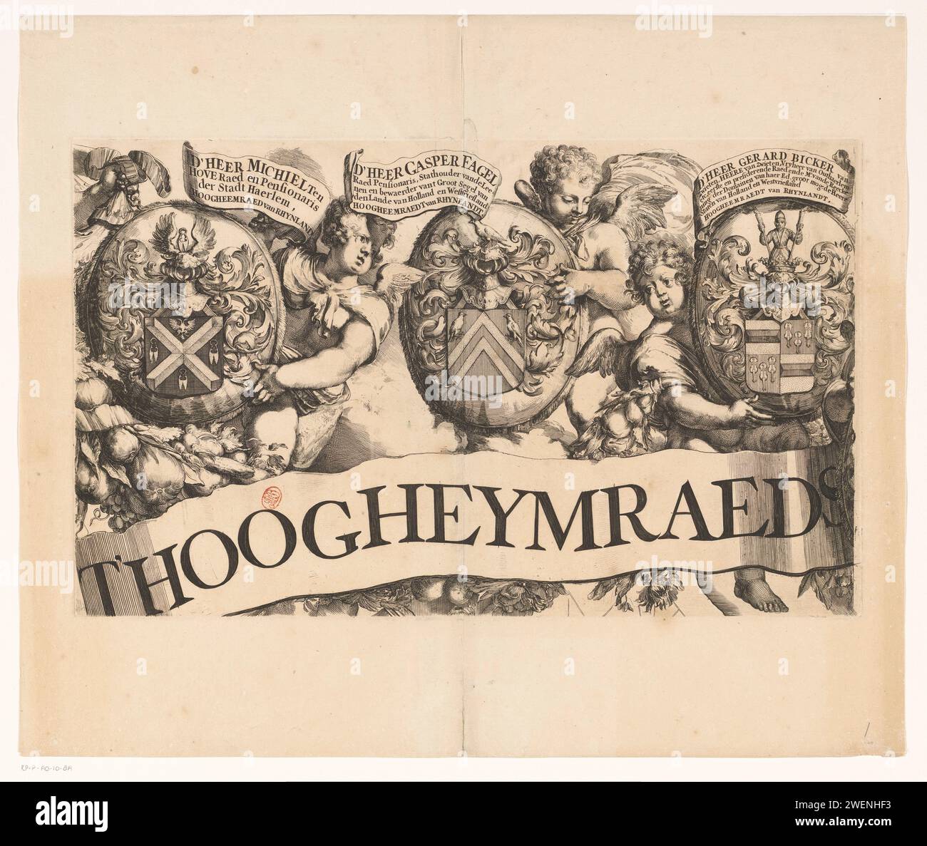 Map of the Rijnland Water Board (first part), Romeyn de Hooghe, 1687 ...