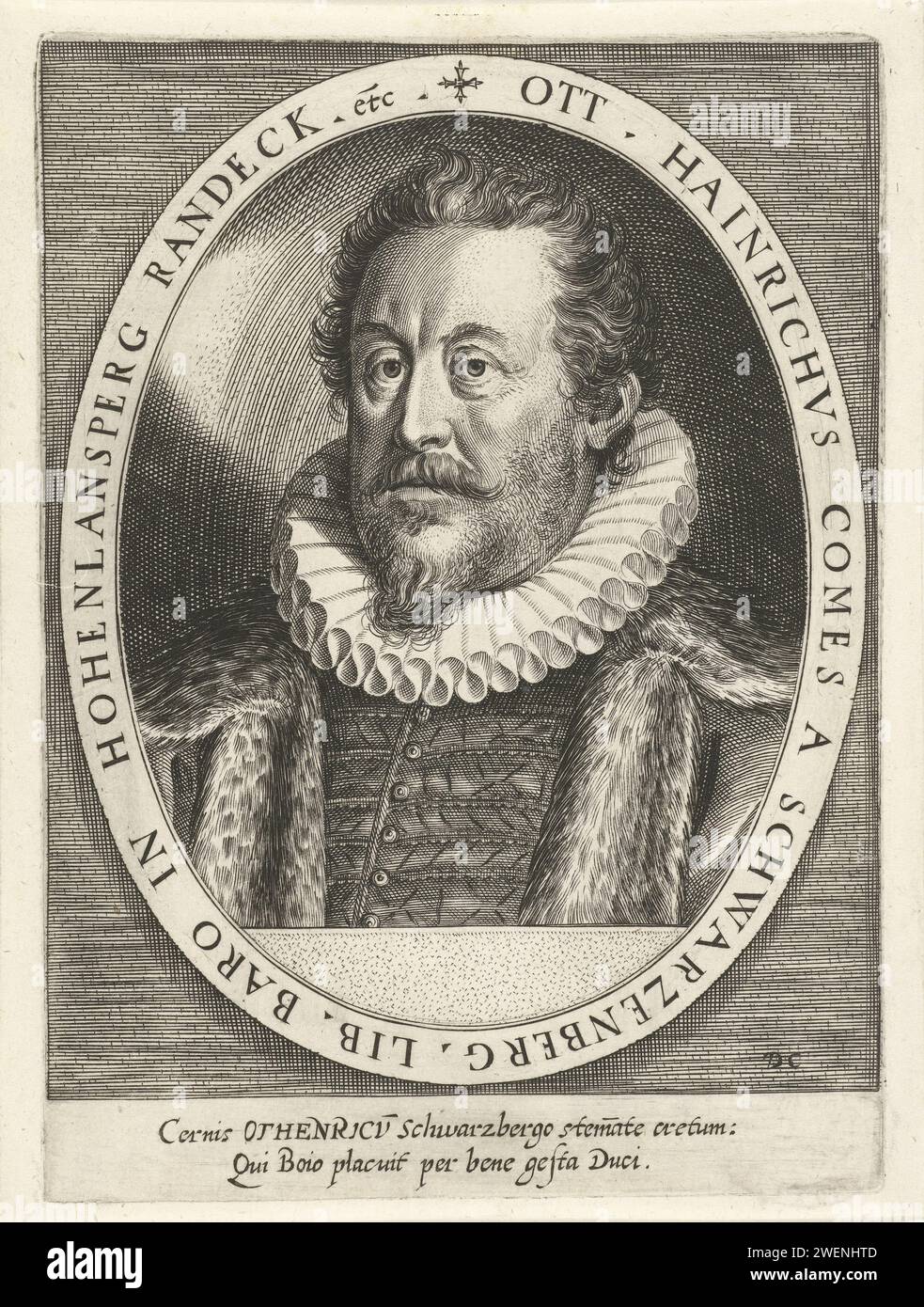 Portrait of Otto Heinrich Count van Schwarzenberg, Dominicus Custos ...
