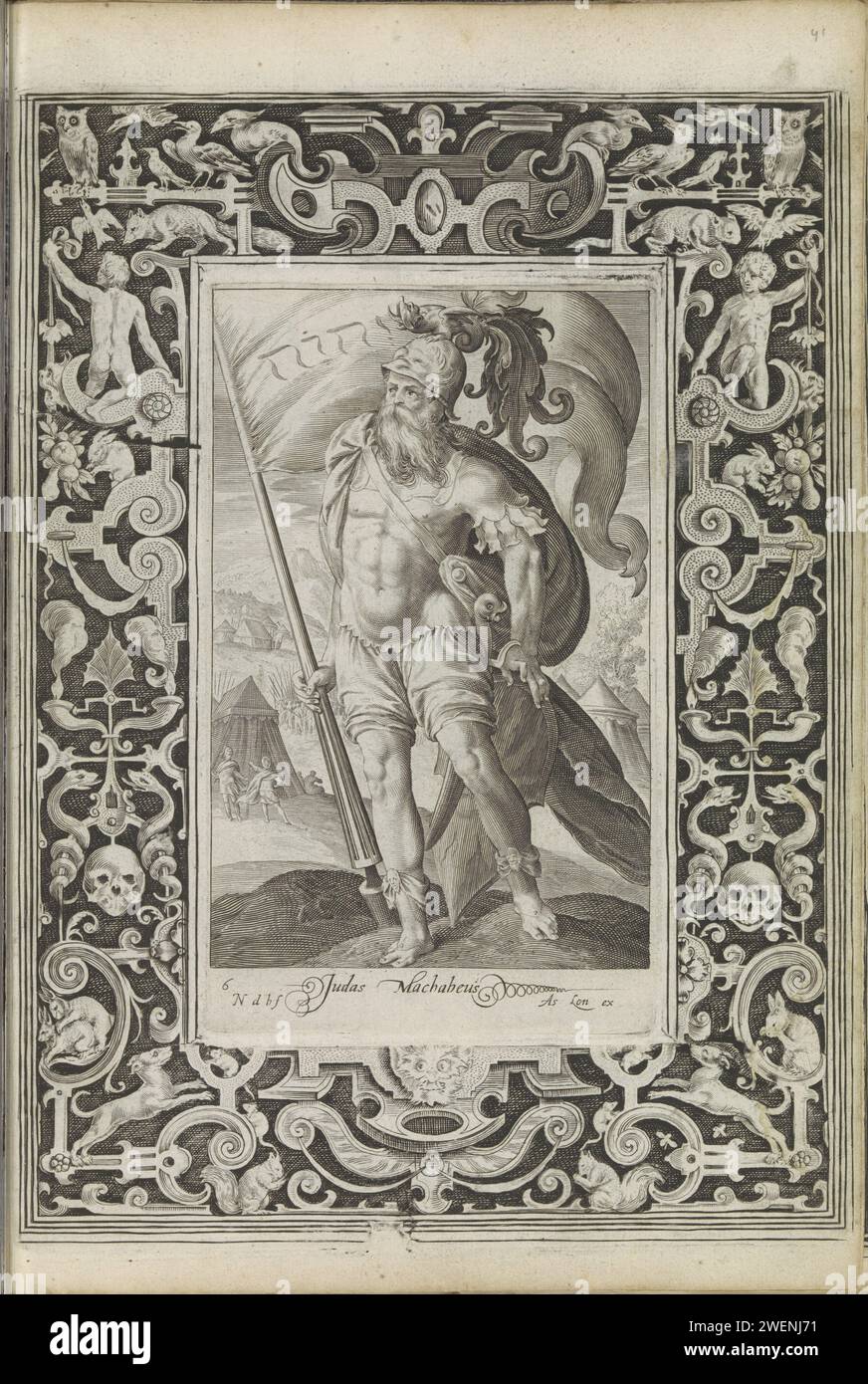 Judas De Mackajeaneir, 1582 - 1635 print Judas de Makkabeeër, a famous ...