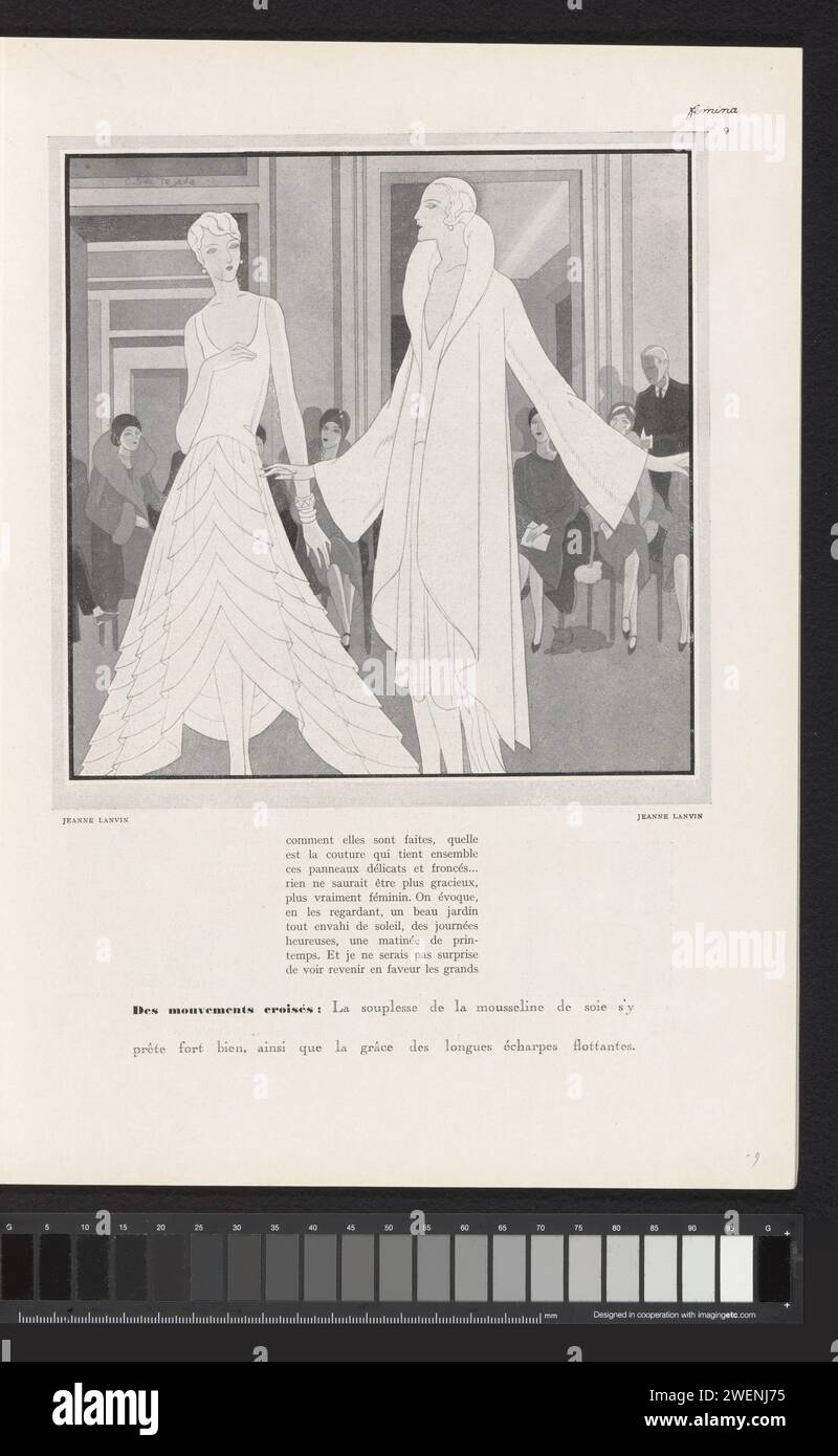 Jeanne lanvin 1928 evening gown hi-res stock photography and images - Alamy