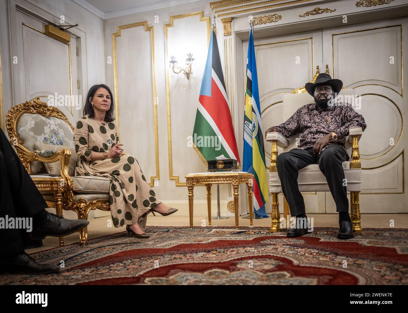 Juba, South Sudan. 26th Jan, 2024. Annalena Baerbock (Bündnis90/Die ...
