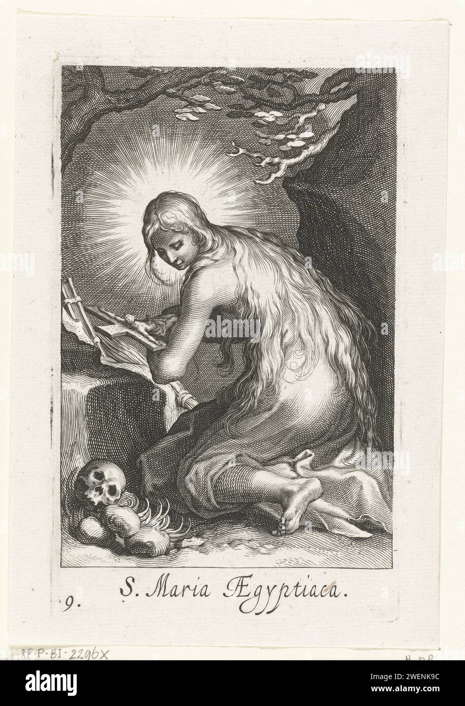 Saint Mary of Egypt as a hermit, Boëtius Adamsz. Bolswert, after ...