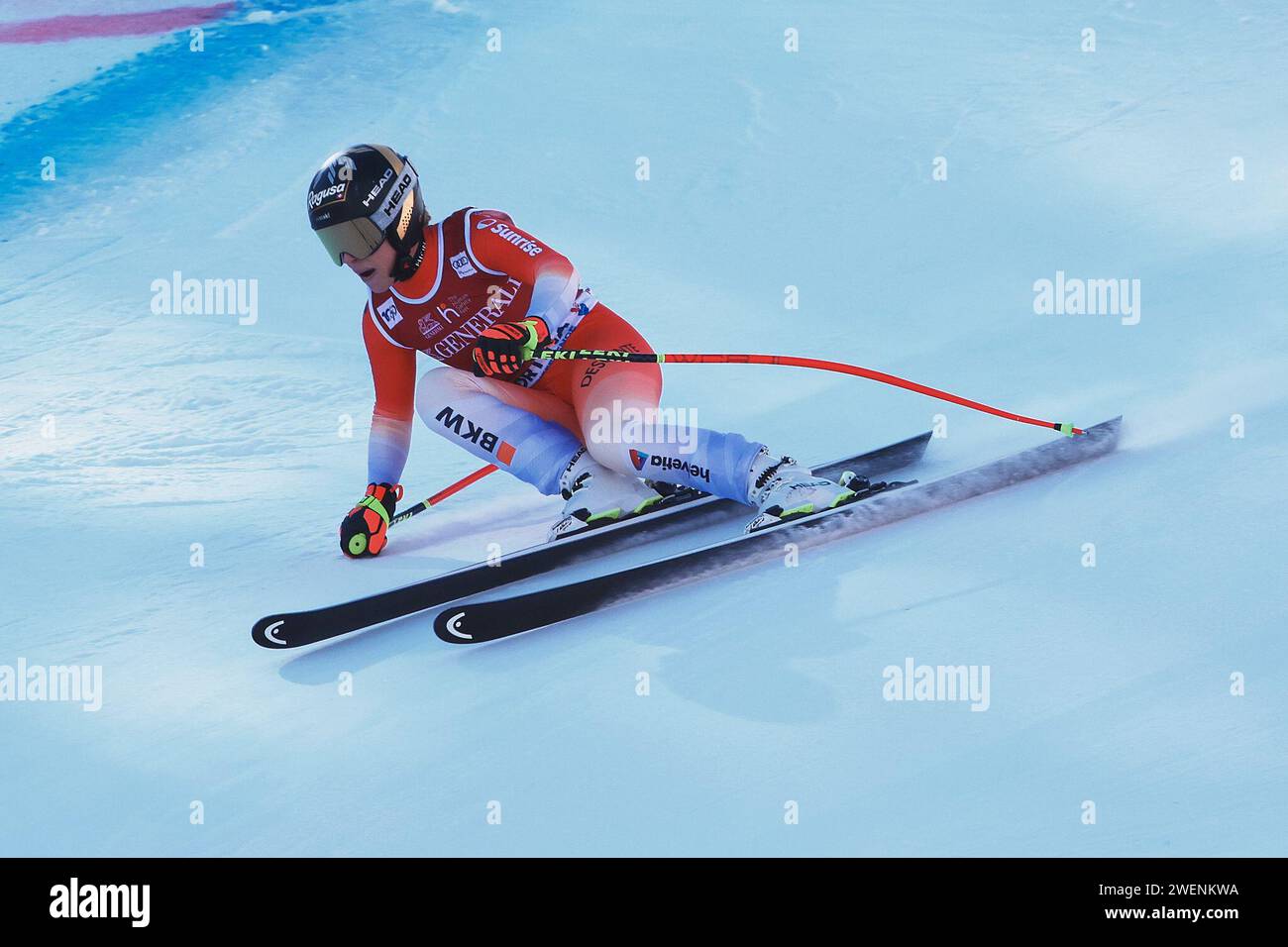 ALPINE SKIING - FIS WC 2023-2024Women's World Cup DH Cortina D'Ampezzo ...