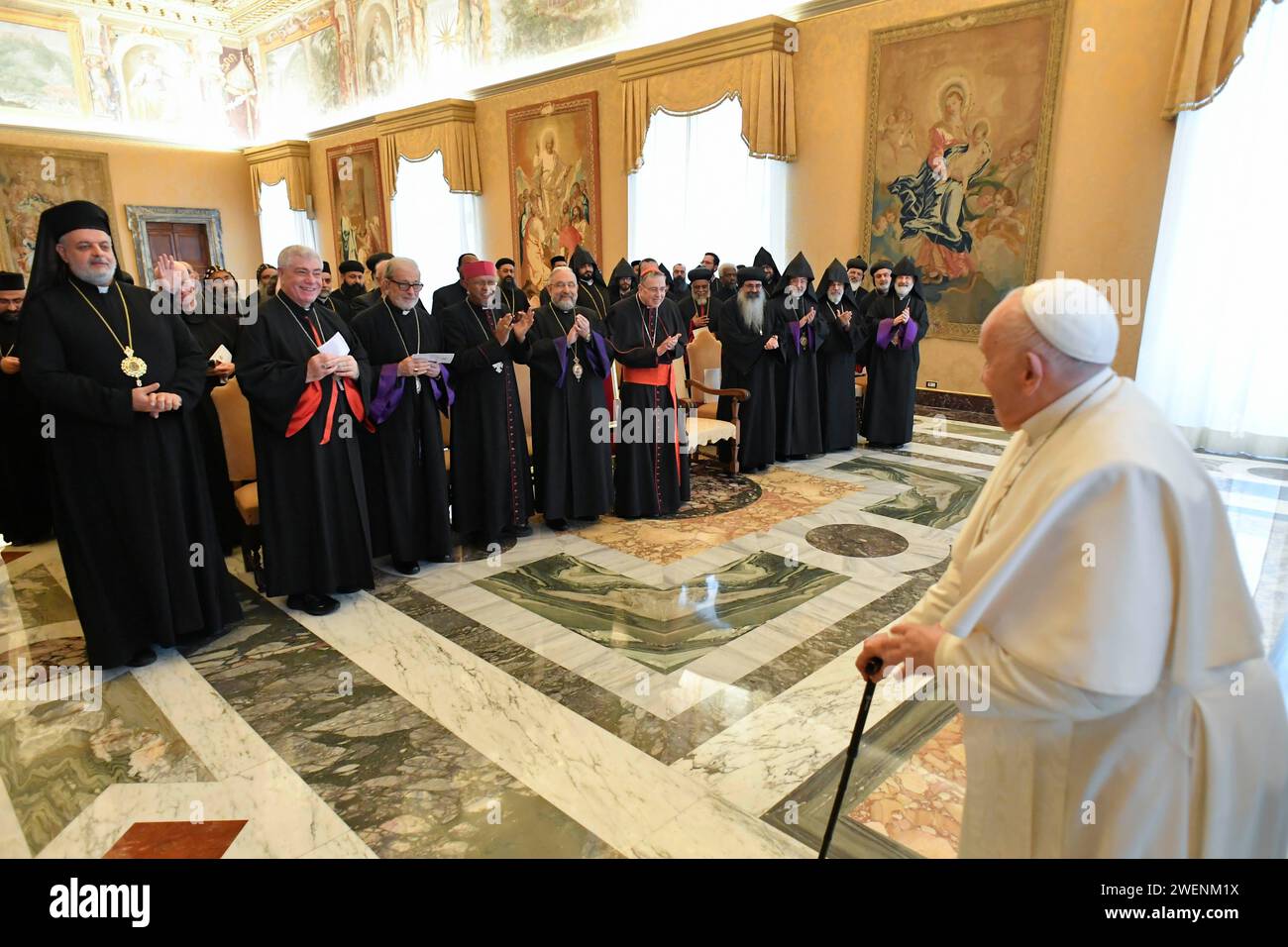 Vatican, Vatican. 26th Jan, 2024. Italy, Rome, Vatican, 2024/1/26. Pope ...