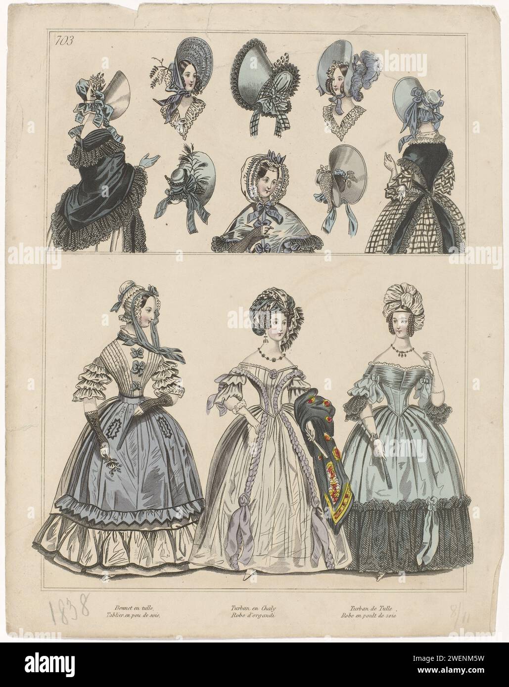 Townsend's Monthly Selection of Parisian Costumes, 1838, No. 703 ...